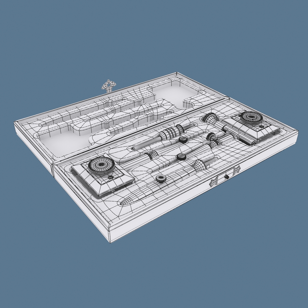 3d Model Compasses Case