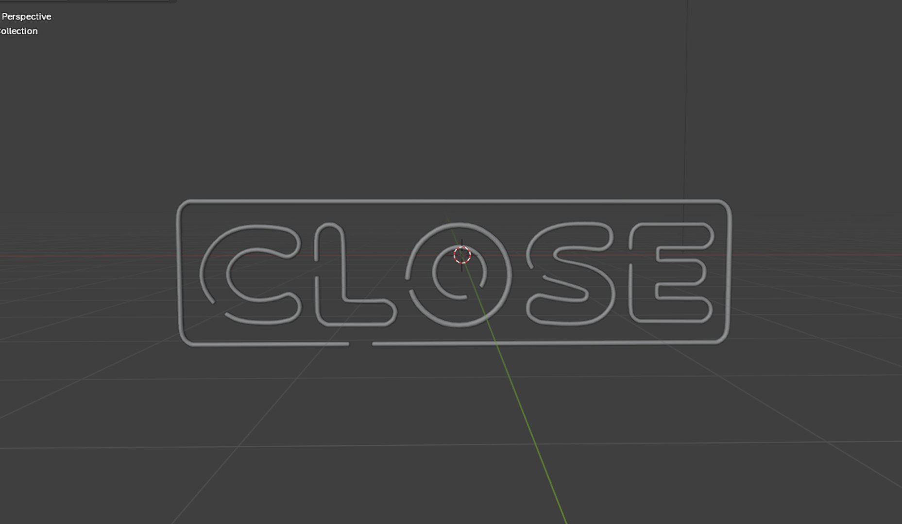 3D Close Neon Sign 3D Model Model - TurboSquid 2419636