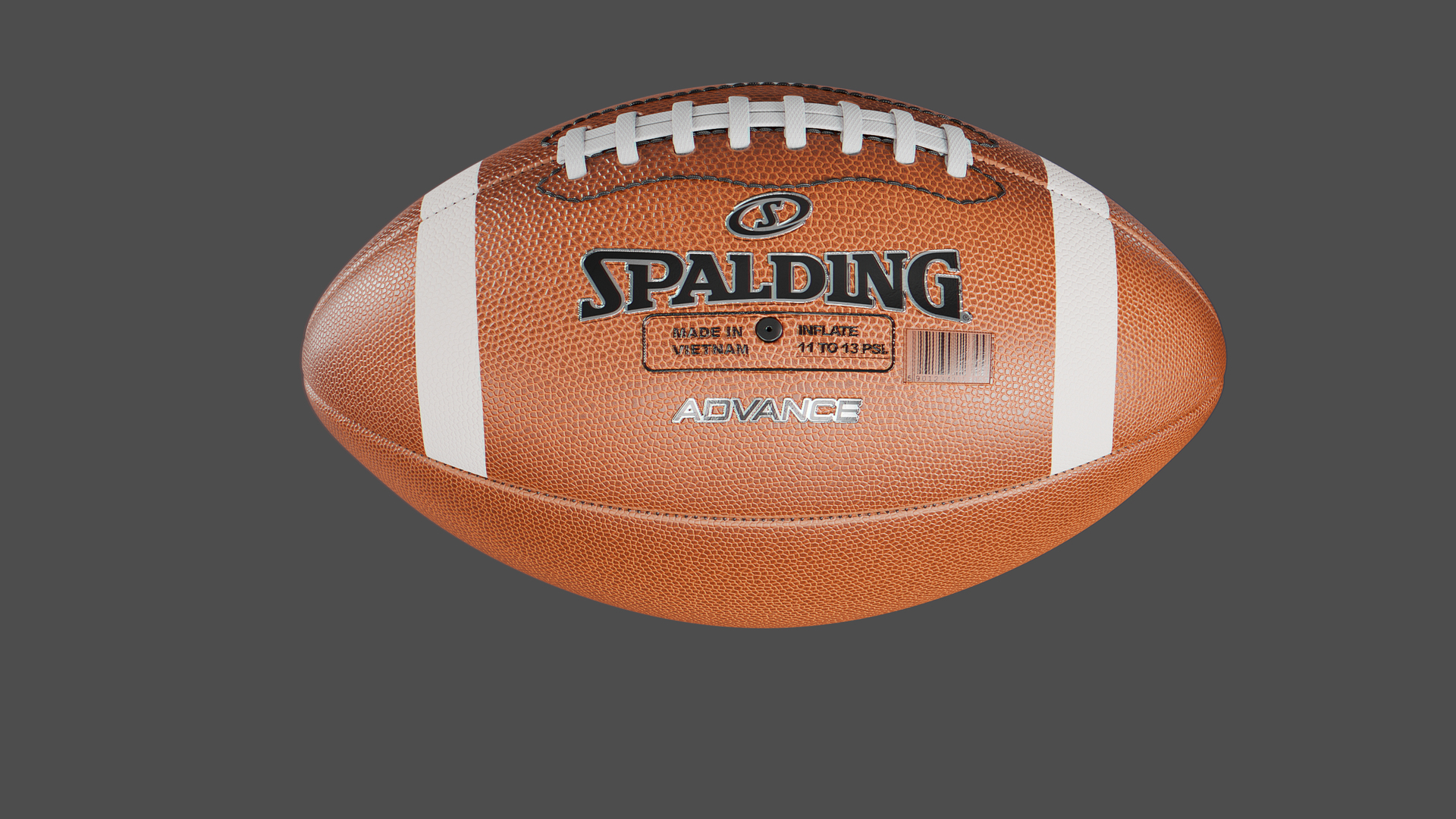 3D American Football Sports Ball Spalding - TurboSquid 2377977