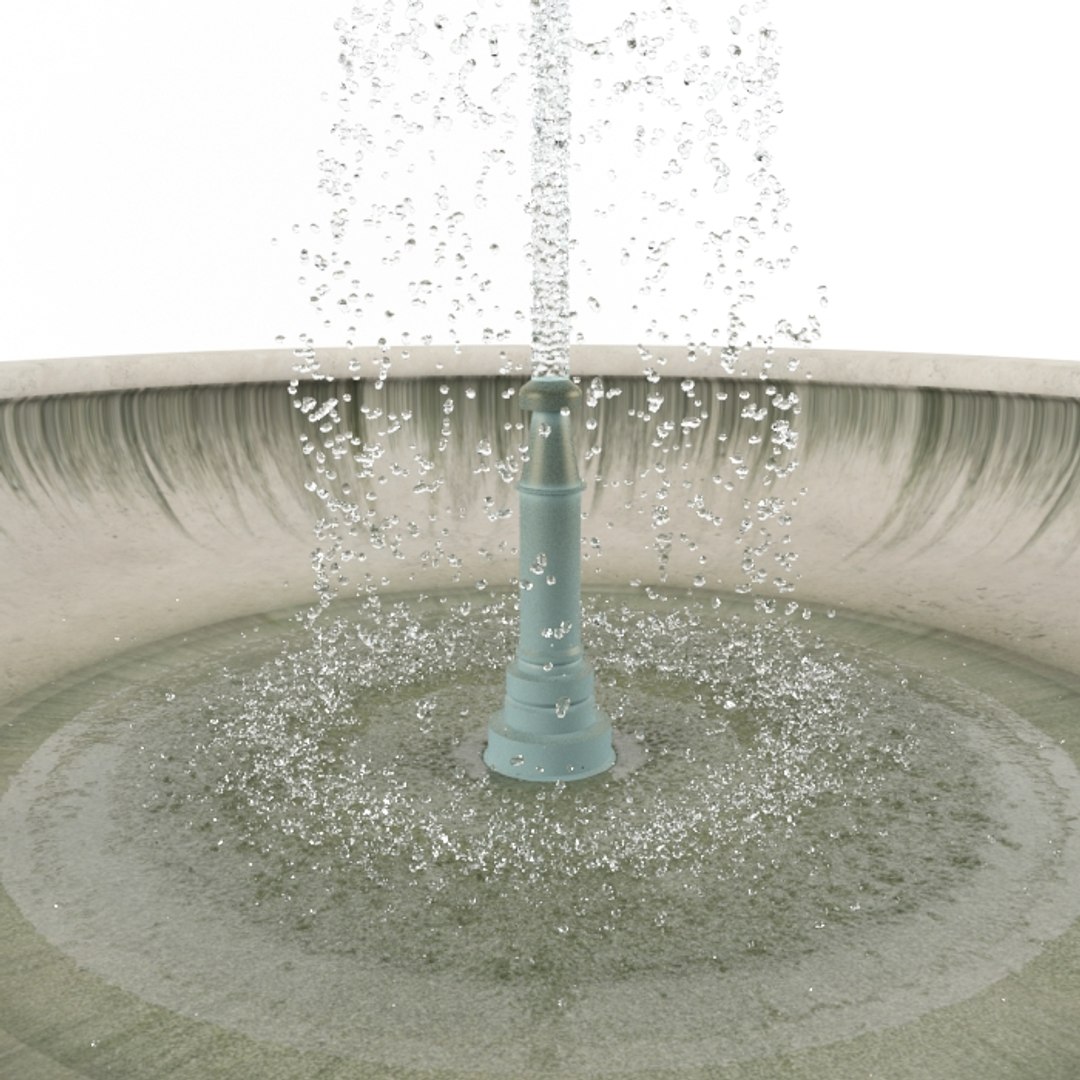 fountain 3d model