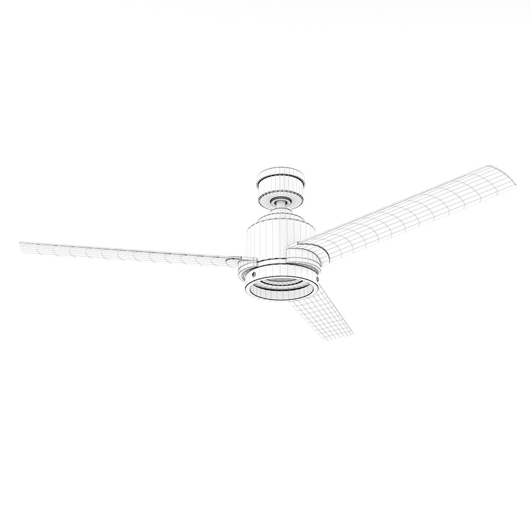 3D Model PETREL LED CEILING FAN - TurboSquid 1859212