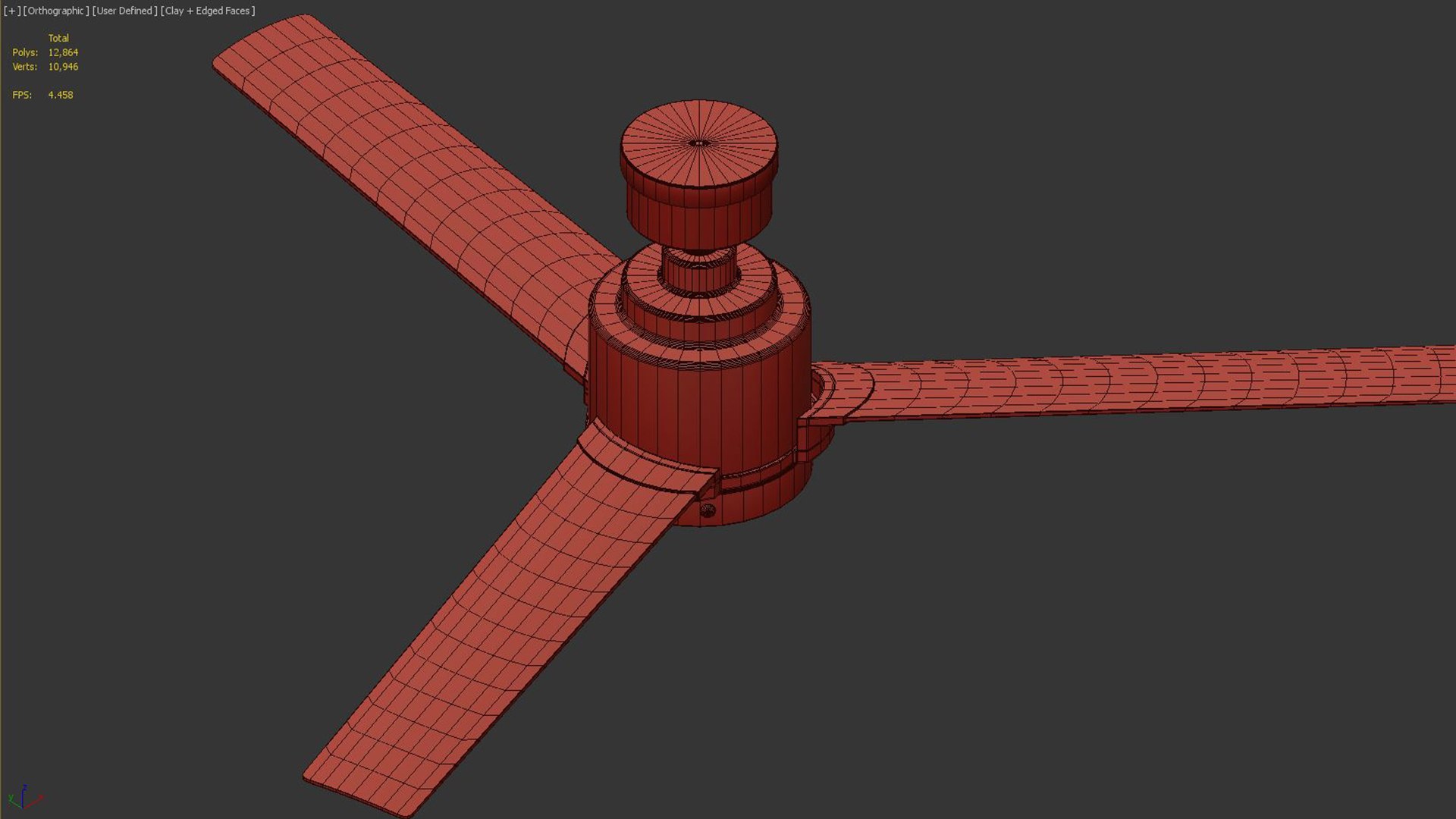 3D Model PETREL LED CEILING FAN - TurboSquid 1859212