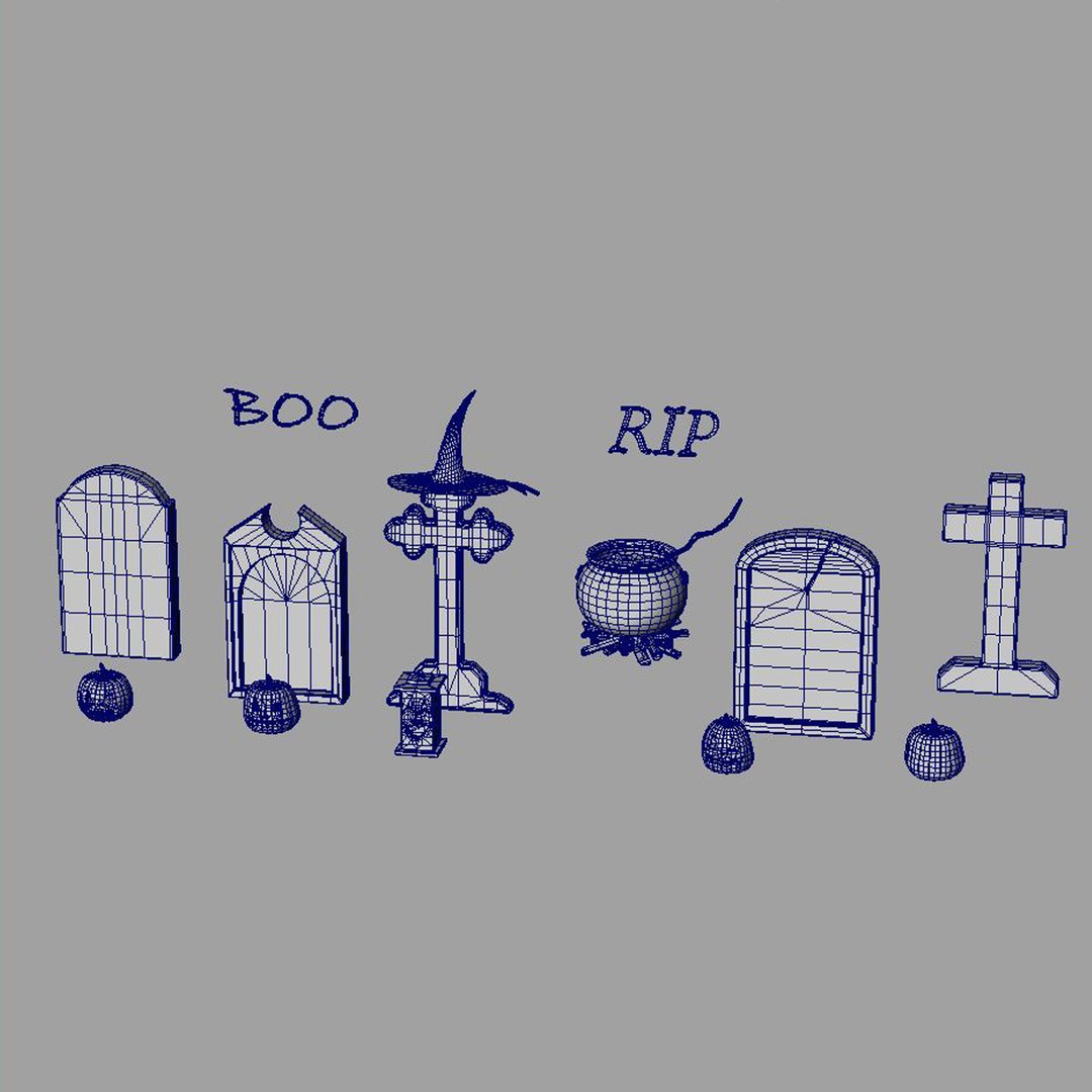3d Halloween Model