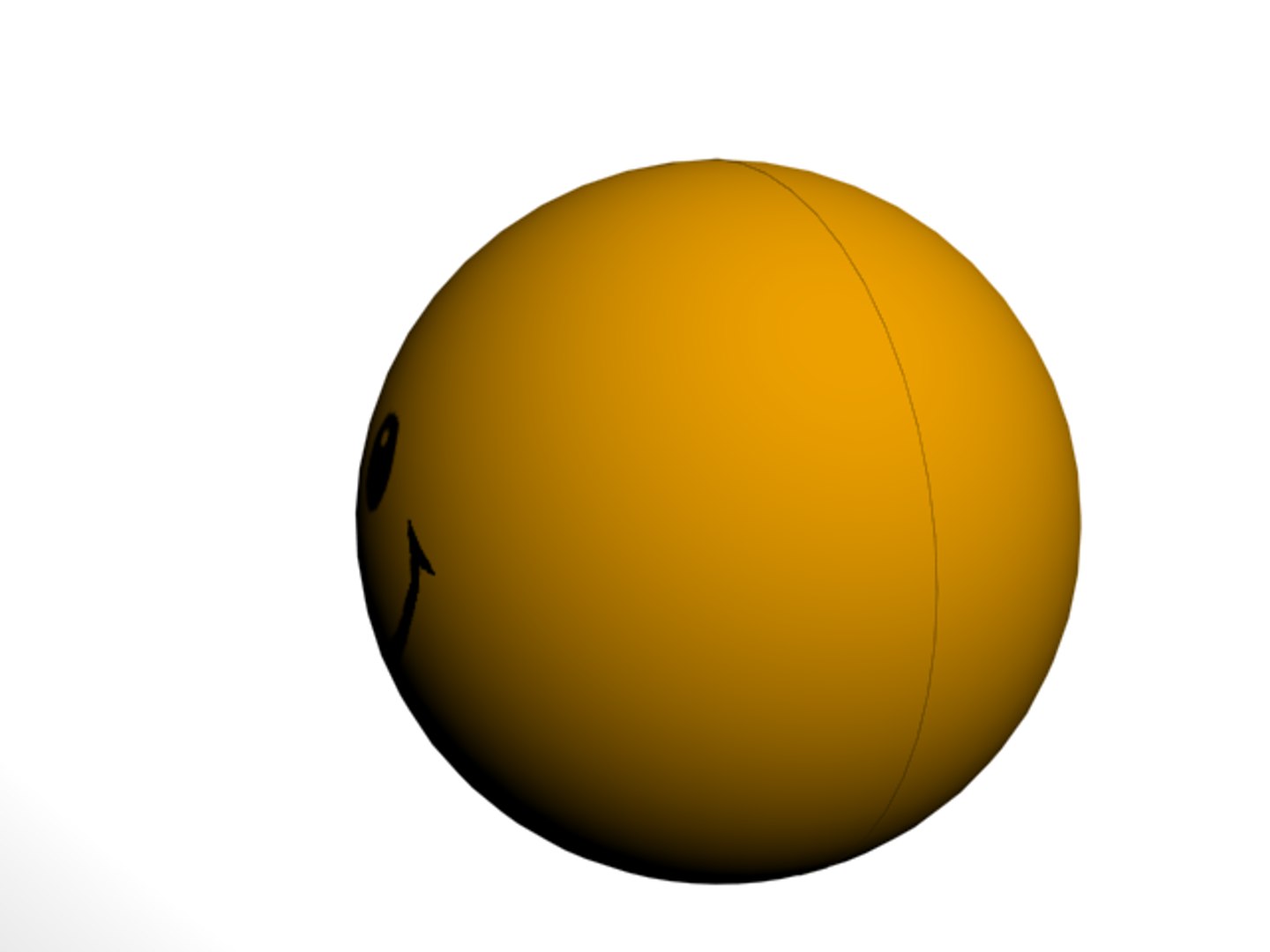 3d Model Smiley Ball