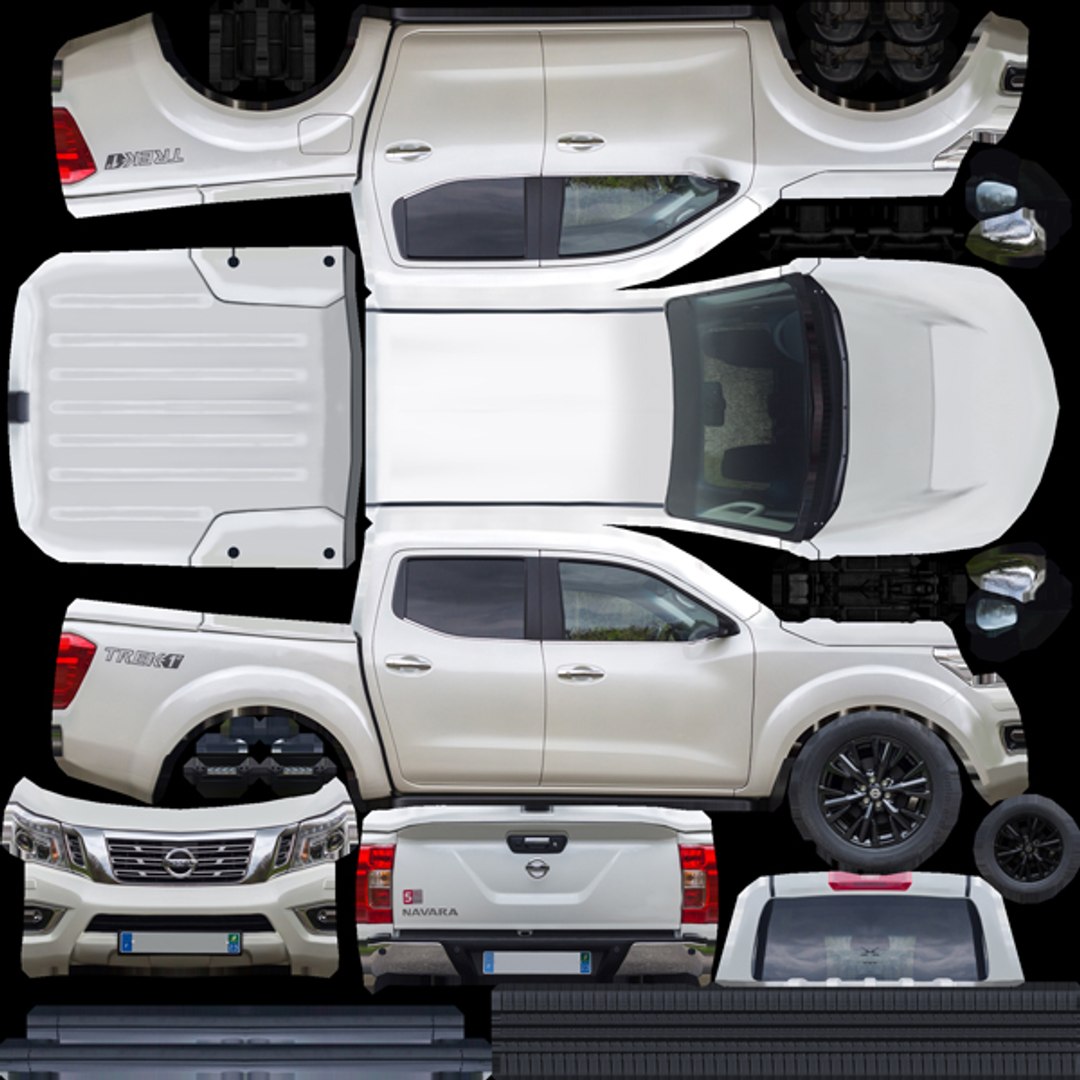 2017 Nissan Navara 3D - TurboSquid 1236566