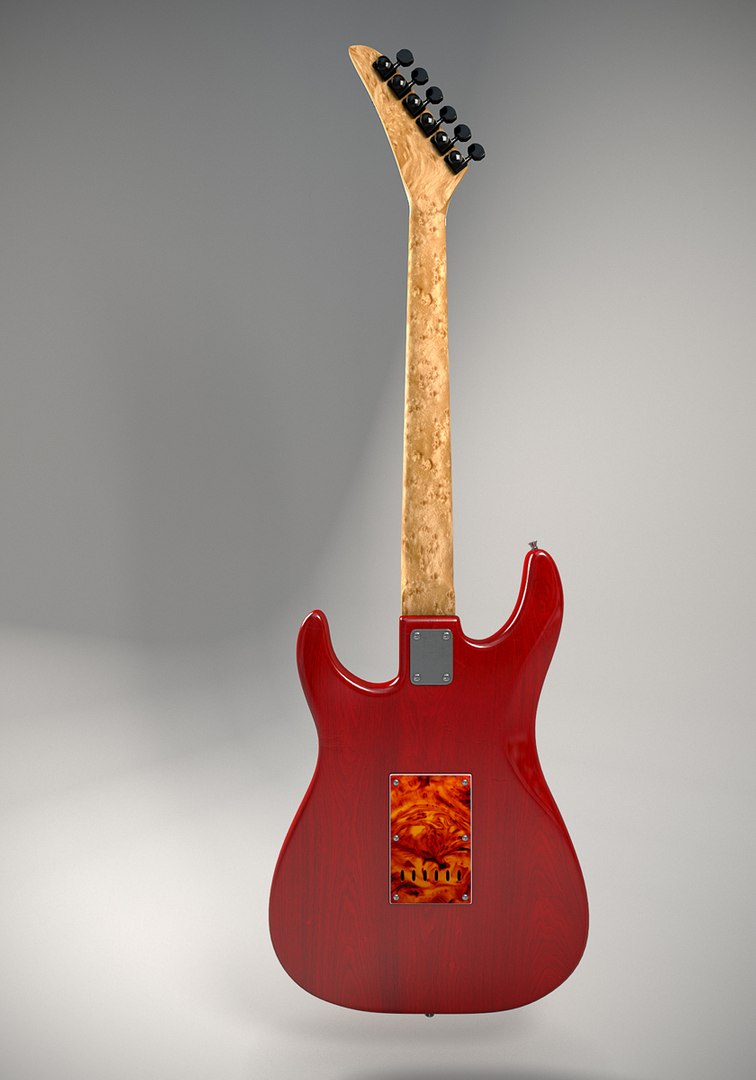 3D kramer guitar model - TurboSquid 1160452