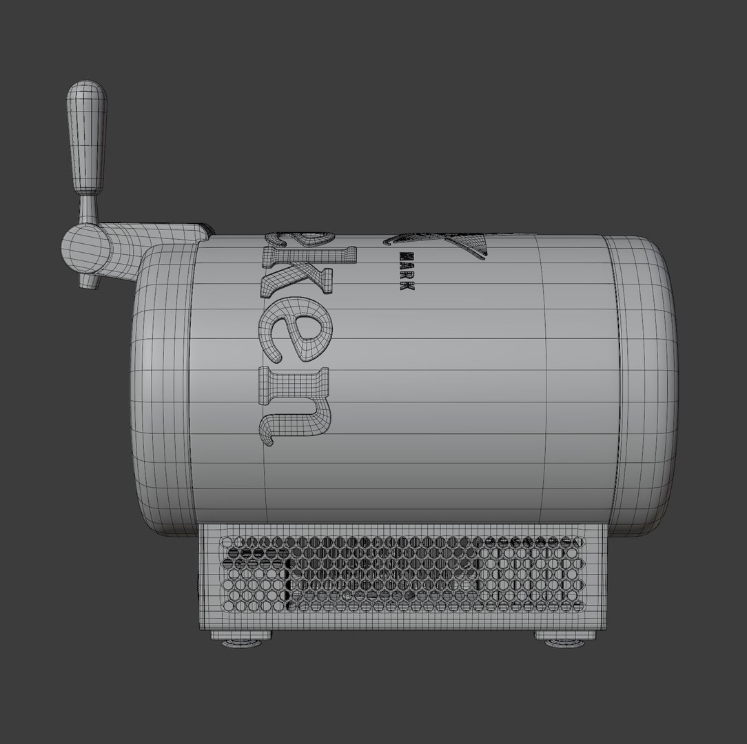 3D Sub Draught Beer - TurboSquid 1636674