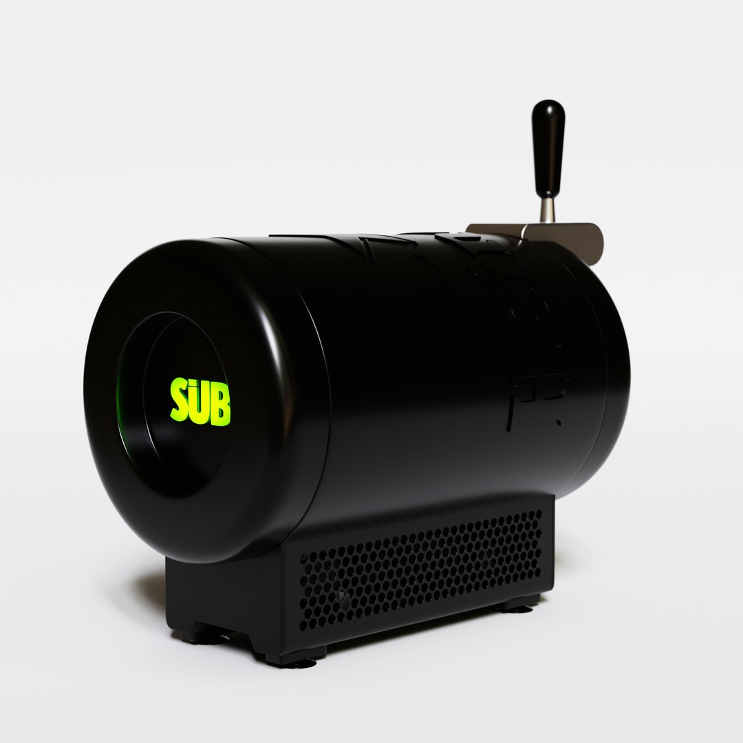 3D Sub Draught Beer - TurboSquid 1636674