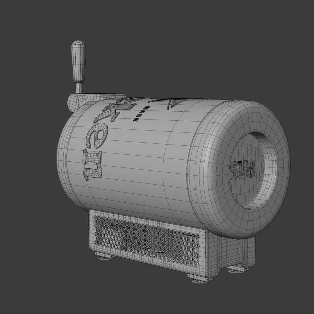 3D Sub Draught Beer - TurboSquid 1636674