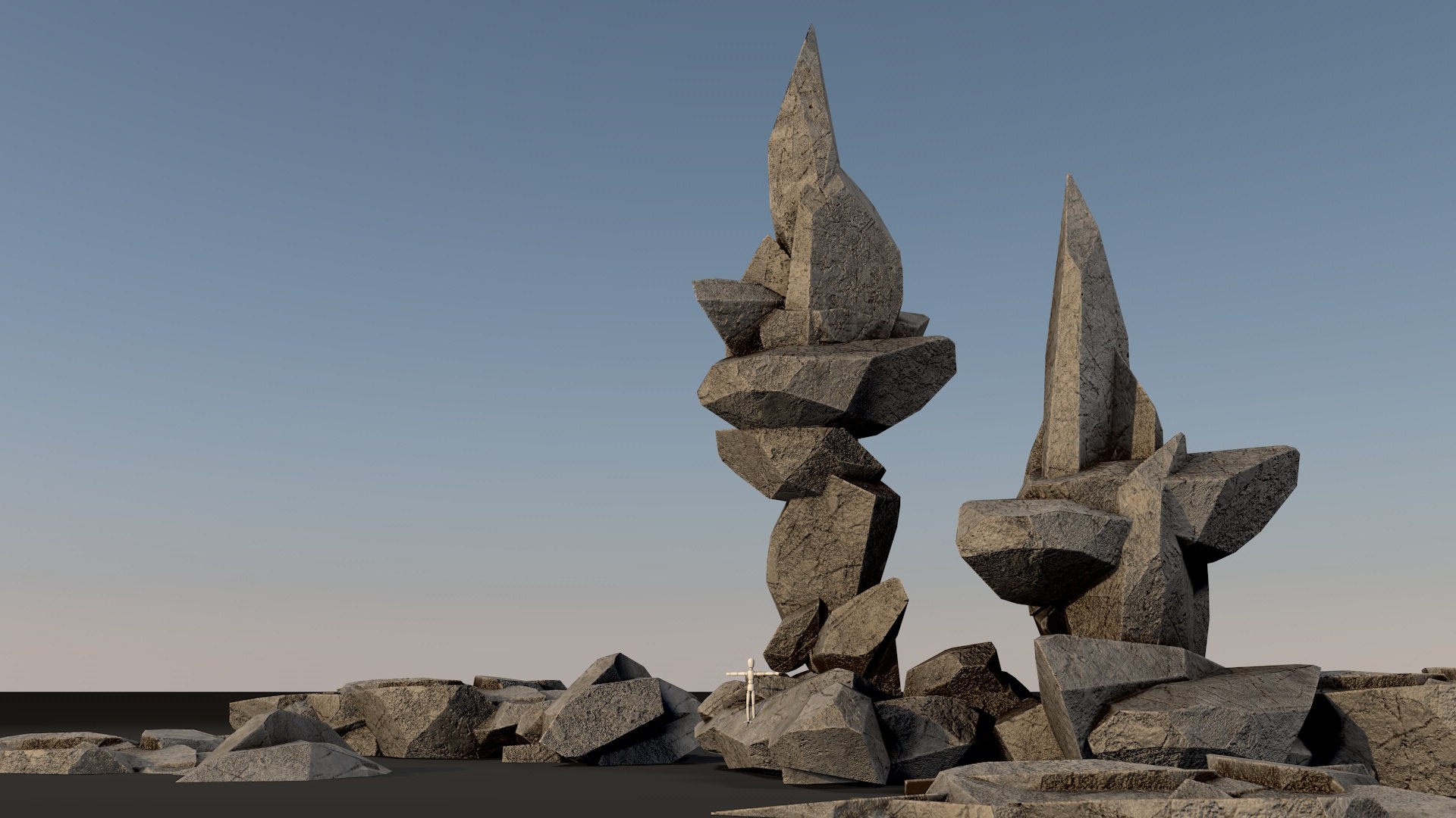 3D 3D Rock Stone V2 Low Poly Model 1 - TurboSquid 2151048