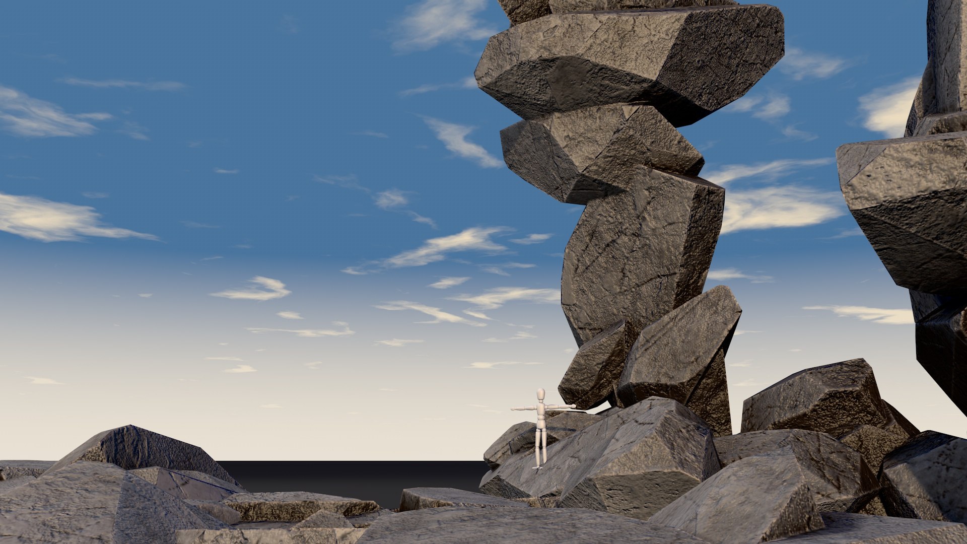 3D 3D Rock Stone V2 Low Poly Model 1 - TurboSquid 2151048