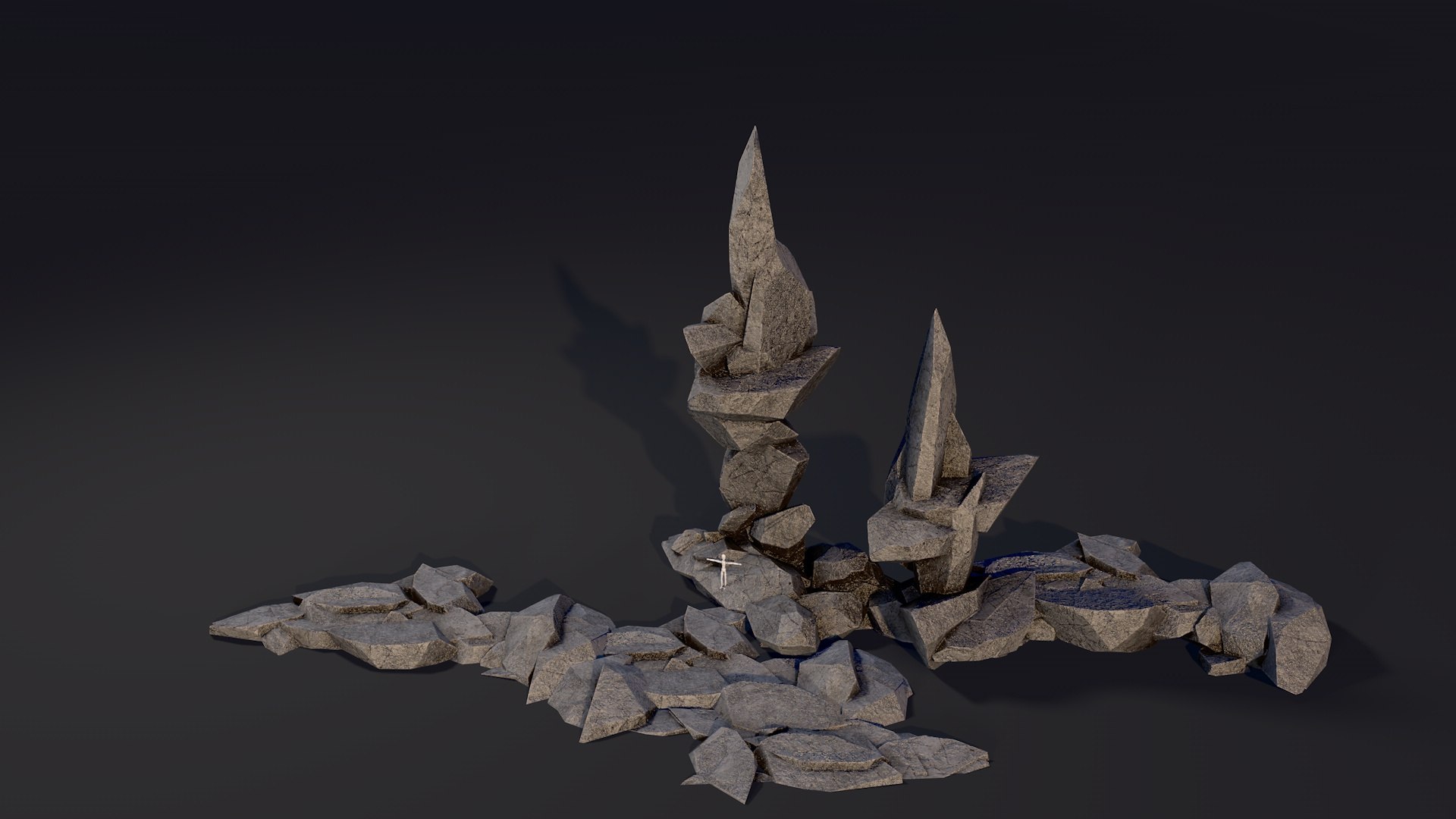 3D 3D Rock Stone V2 Low Poly Model 1 - TurboSquid 2151048