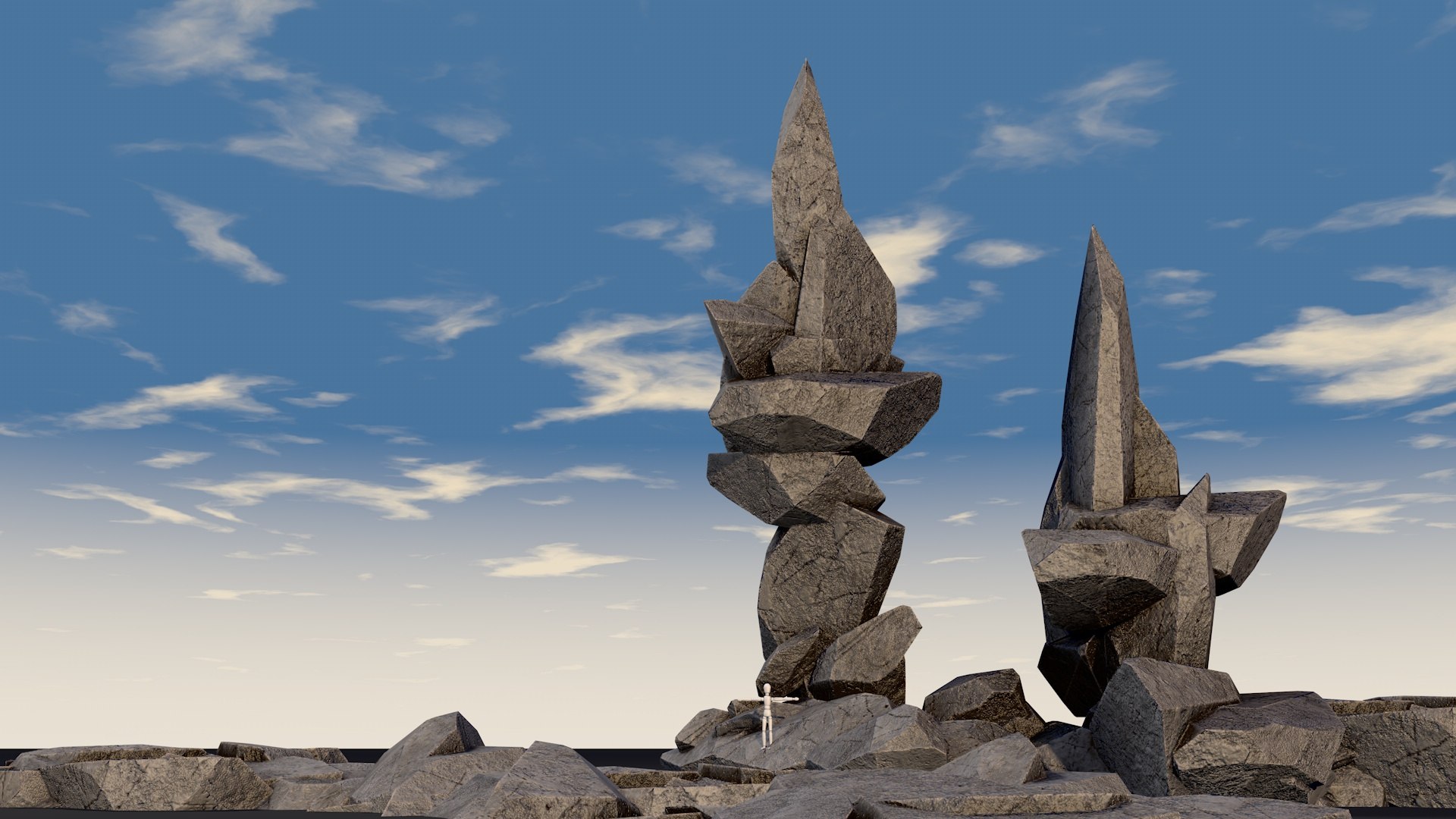 3D 3D Rock Stone V2 Low Poly Model 1 - TurboSquid 2151048