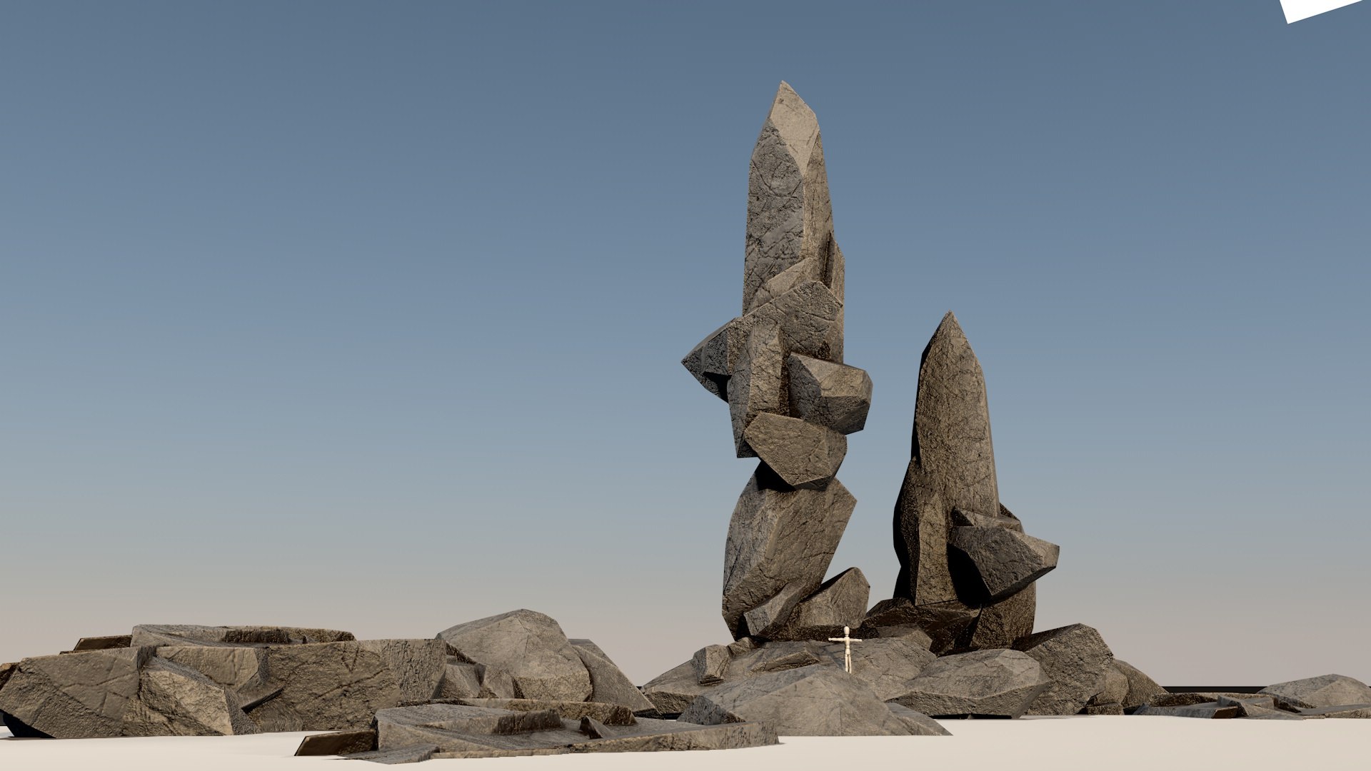 3D 3D Rock Stone V2 Low Poly Model 1 - TurboSquid 2151048