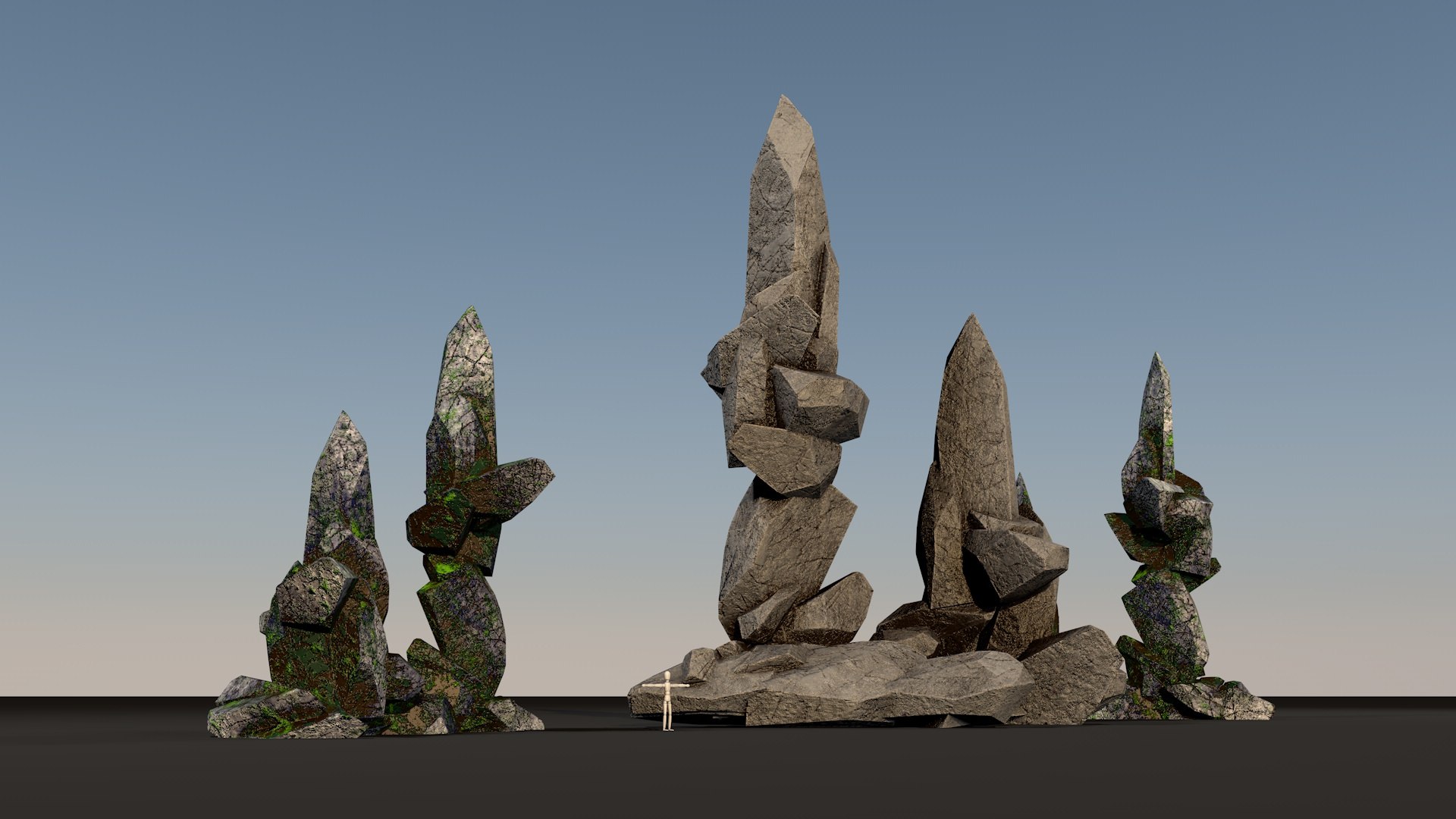 3D 3D Rock Stone V2 Low Poly Model 1 - TurboSquid 2151048