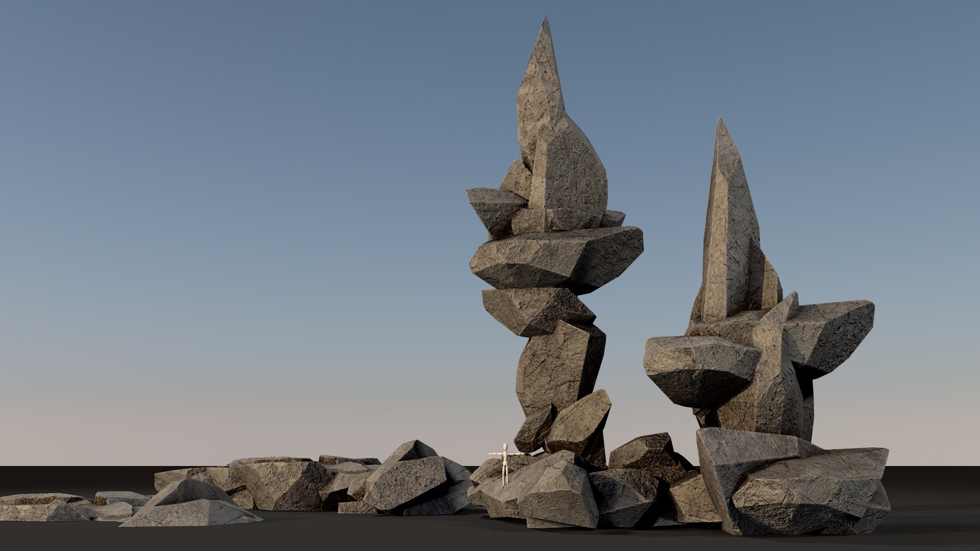 3D 3D Rock Stone V2 Low Poly model 1 - TurboSquid 2151048