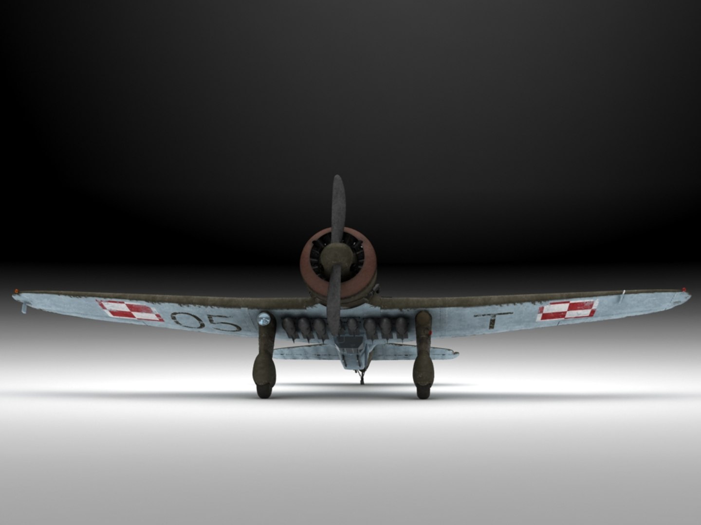 3d Pzl23 Karas Light Bomber