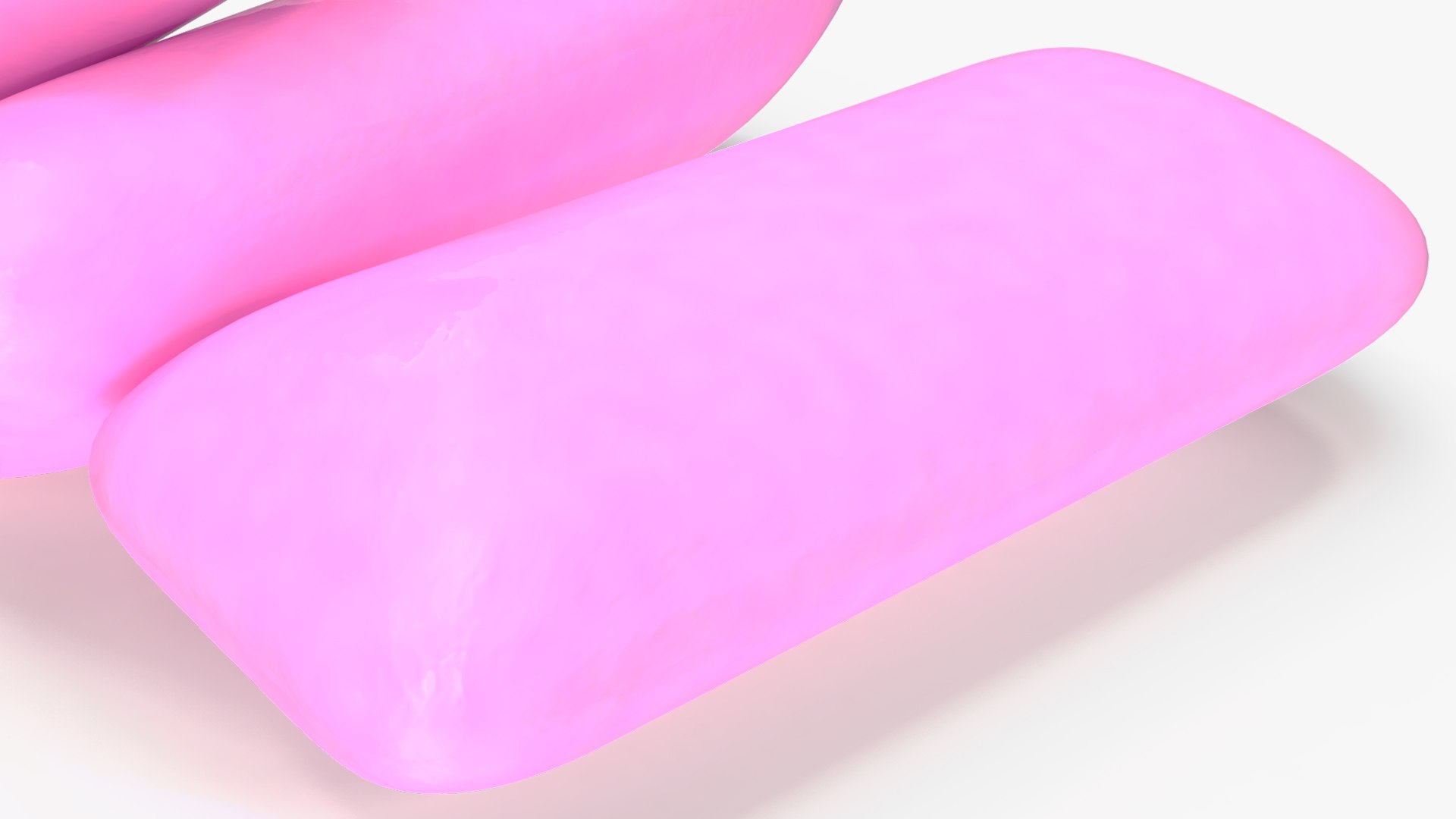 Pile Of Chewing Gum Pads Purple 3D Model - TurboSquid 2045841
