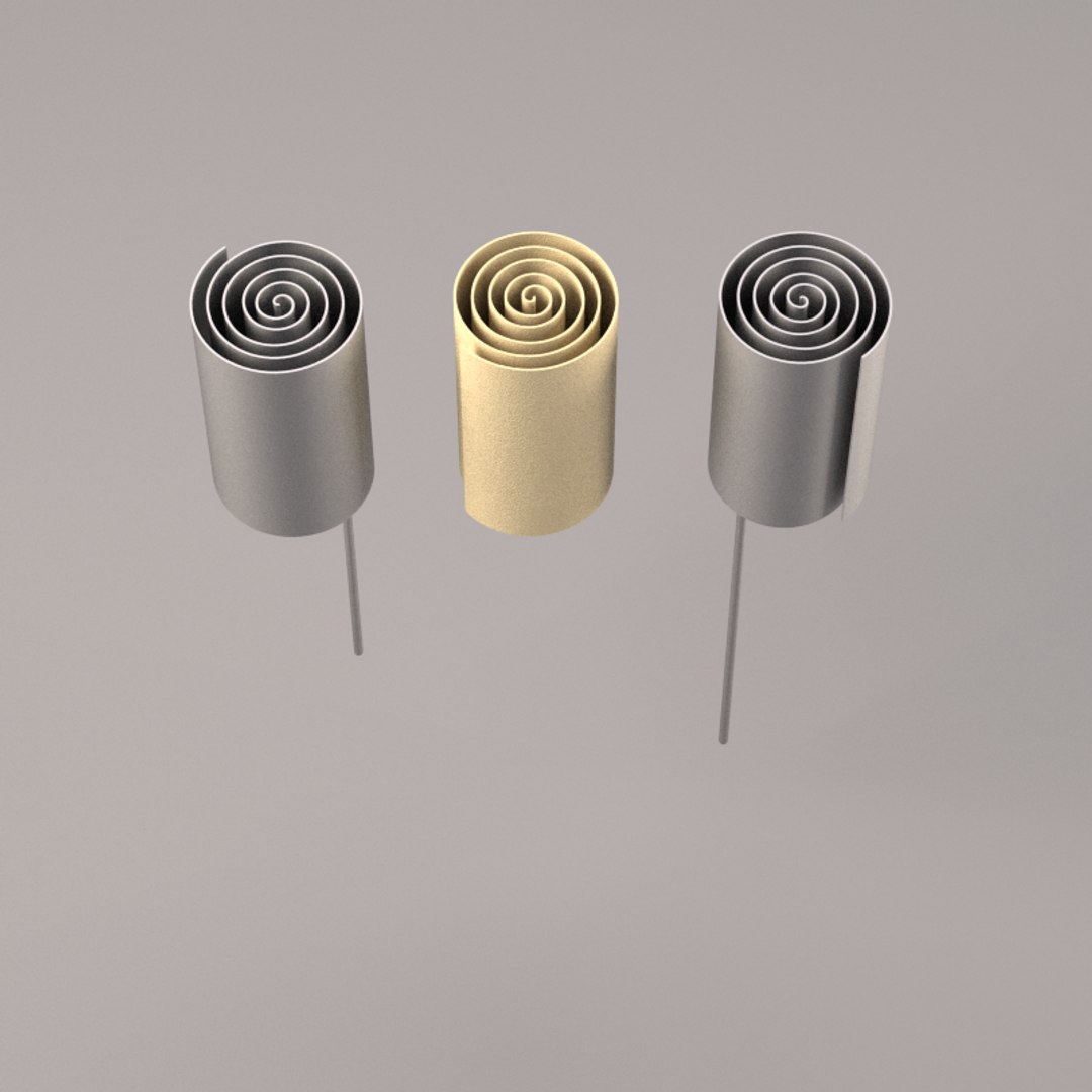 3d Model Kit Electrolytic Capacitors