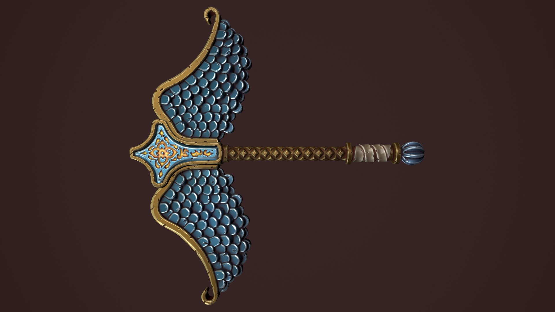 3D Model Rune Scepter - TurboSquid 1814689