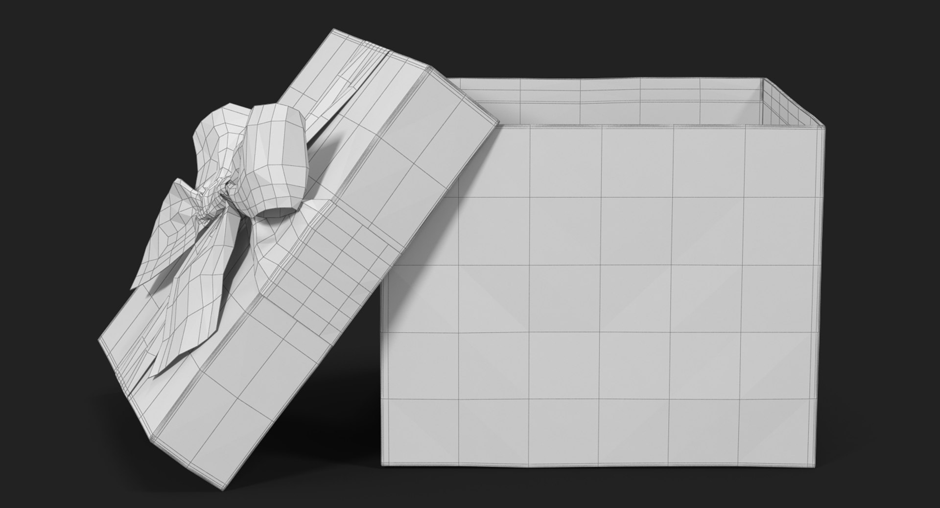 Gift box open green 3D - TurboSquid 1199917