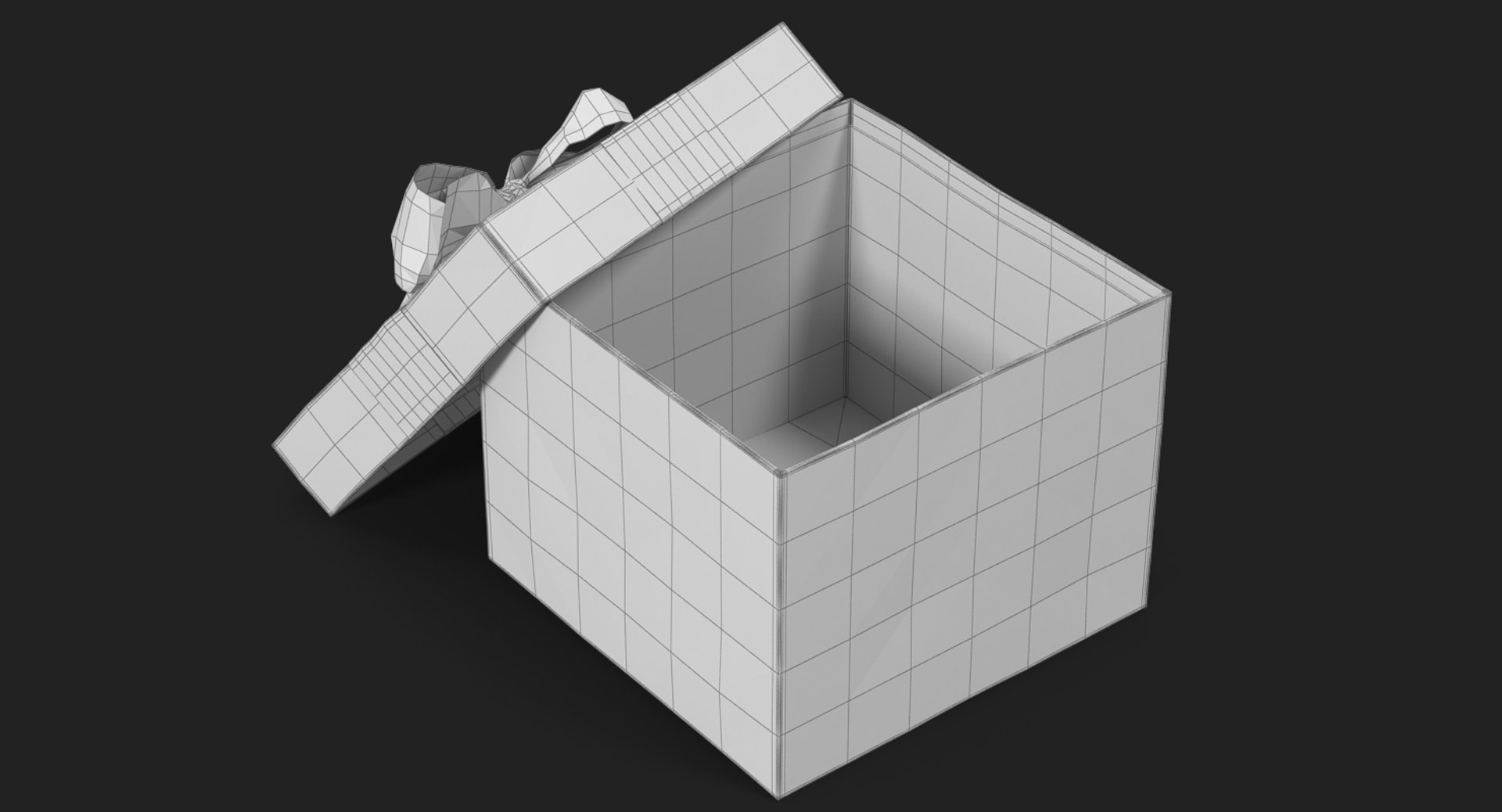 Gift box open green 3D - TurboSquid 1199917