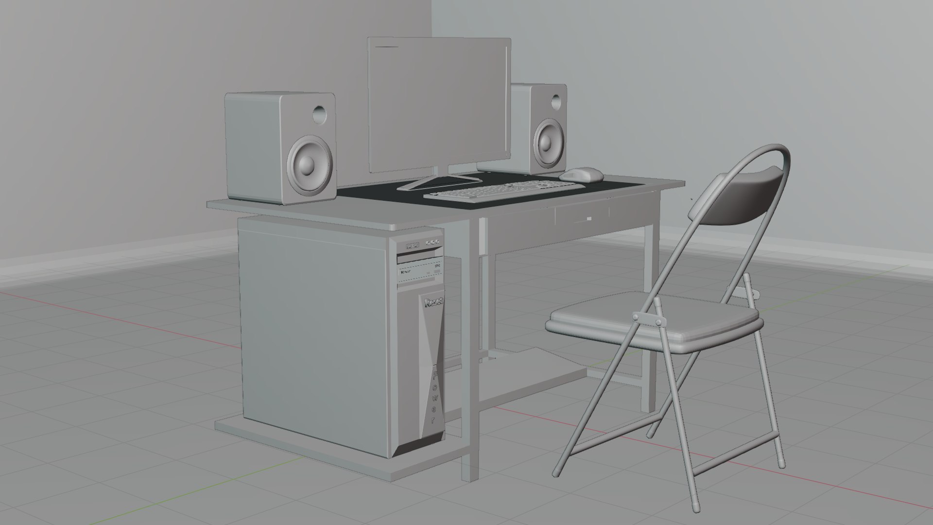 PC in my home 3D model - TurboSquid 2160783