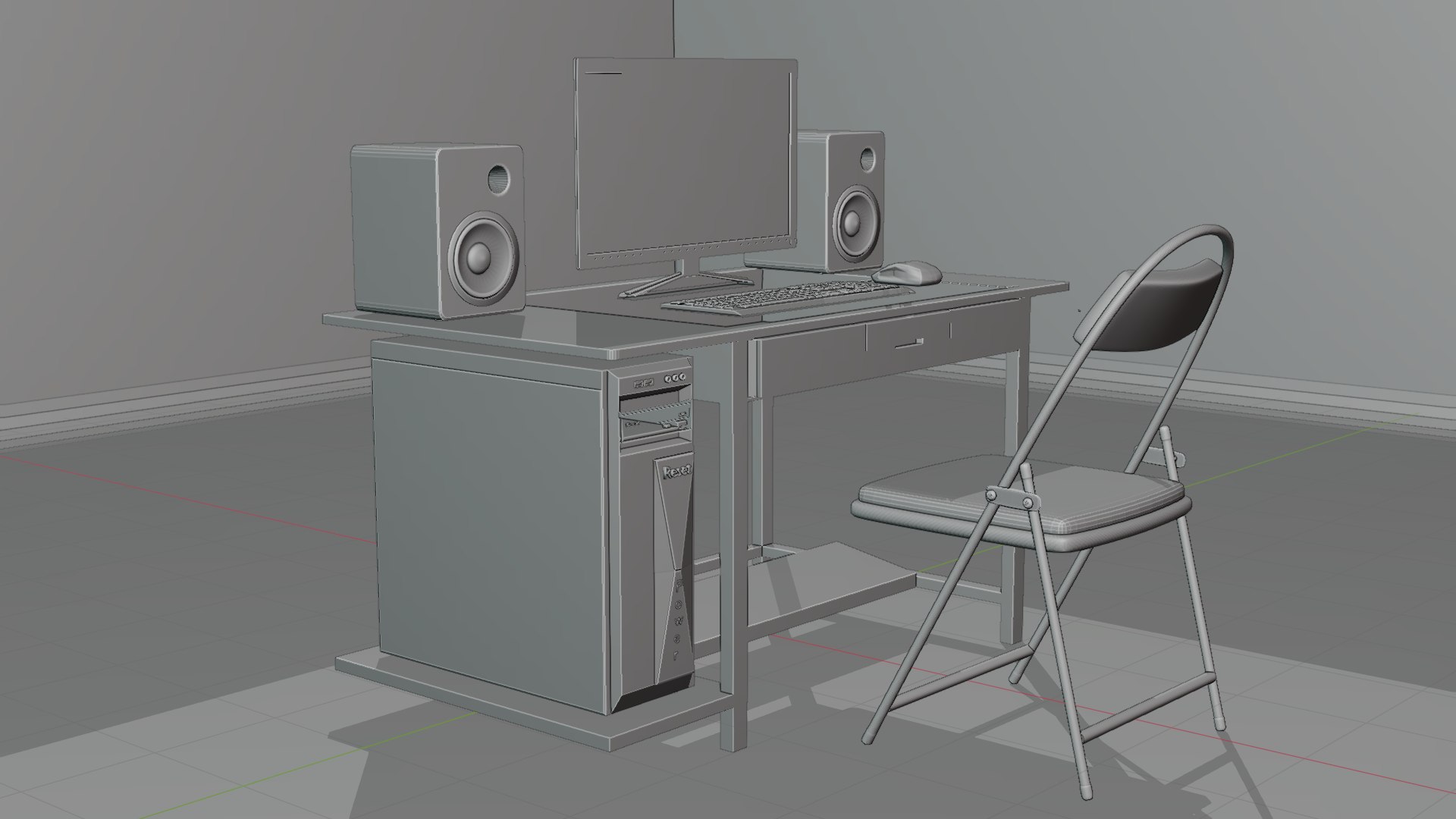 PC in my home 3D model - TurboSquid 2160783