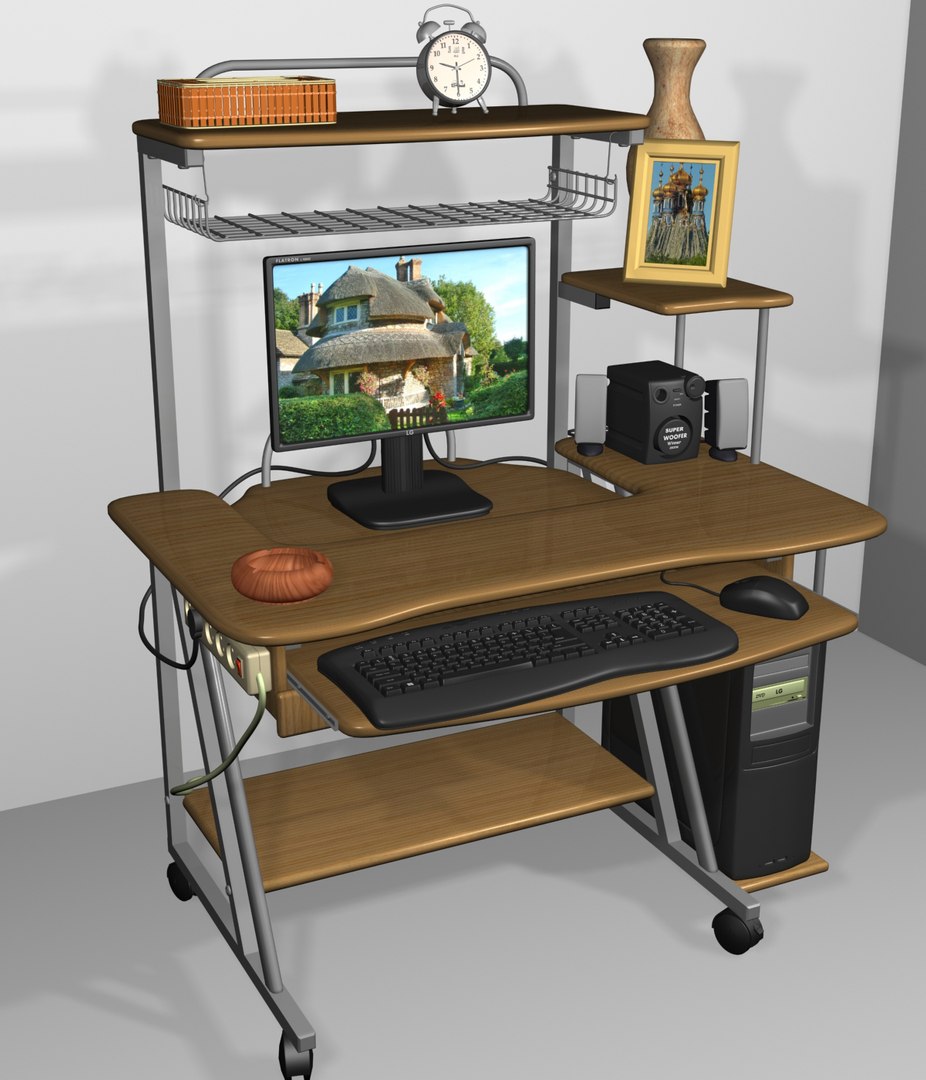 3d Model Computer Table
