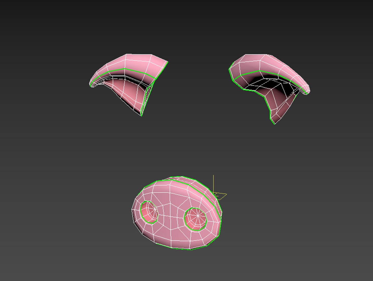 3D pig face - TurboSquid 1596294