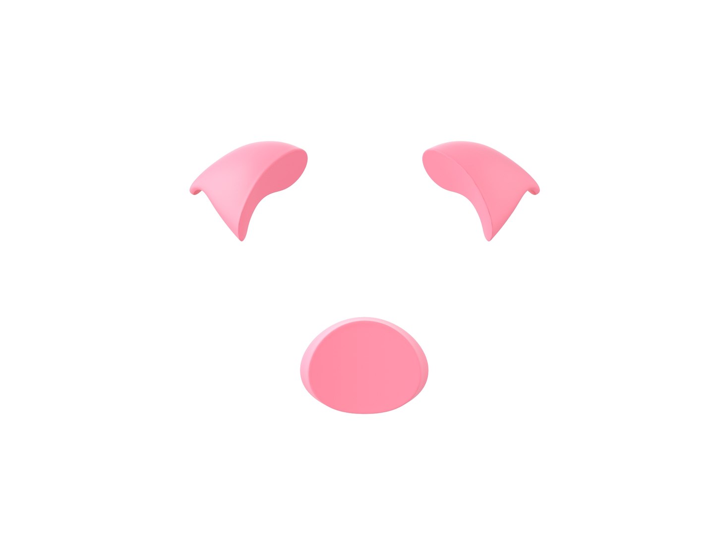 3D Pig Face - TurboSquid 1596294