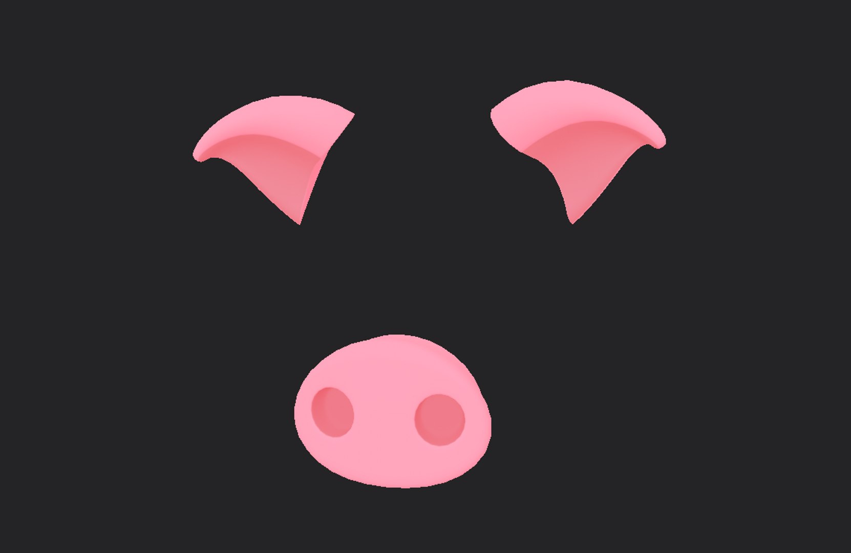 3D Pig Face - TurboSquid 1596294
