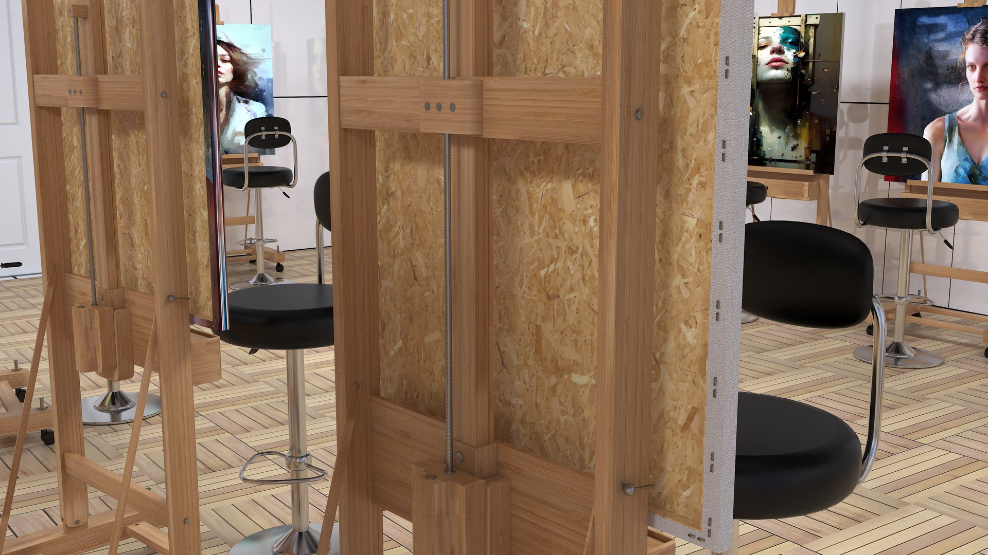 3D Model Drawing Room - TurboSquid 2371968