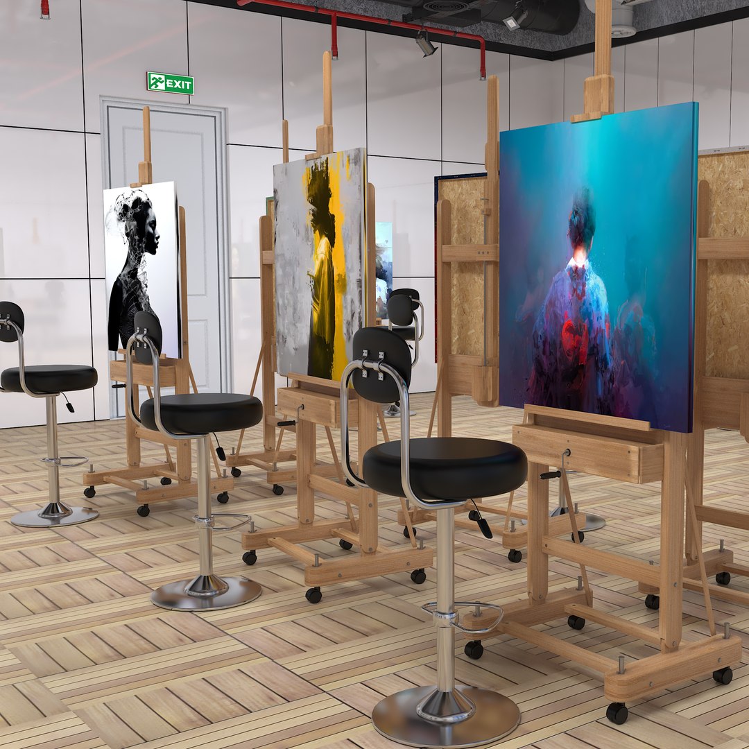 3D Model Drawing Room - TurboSquid 2371968