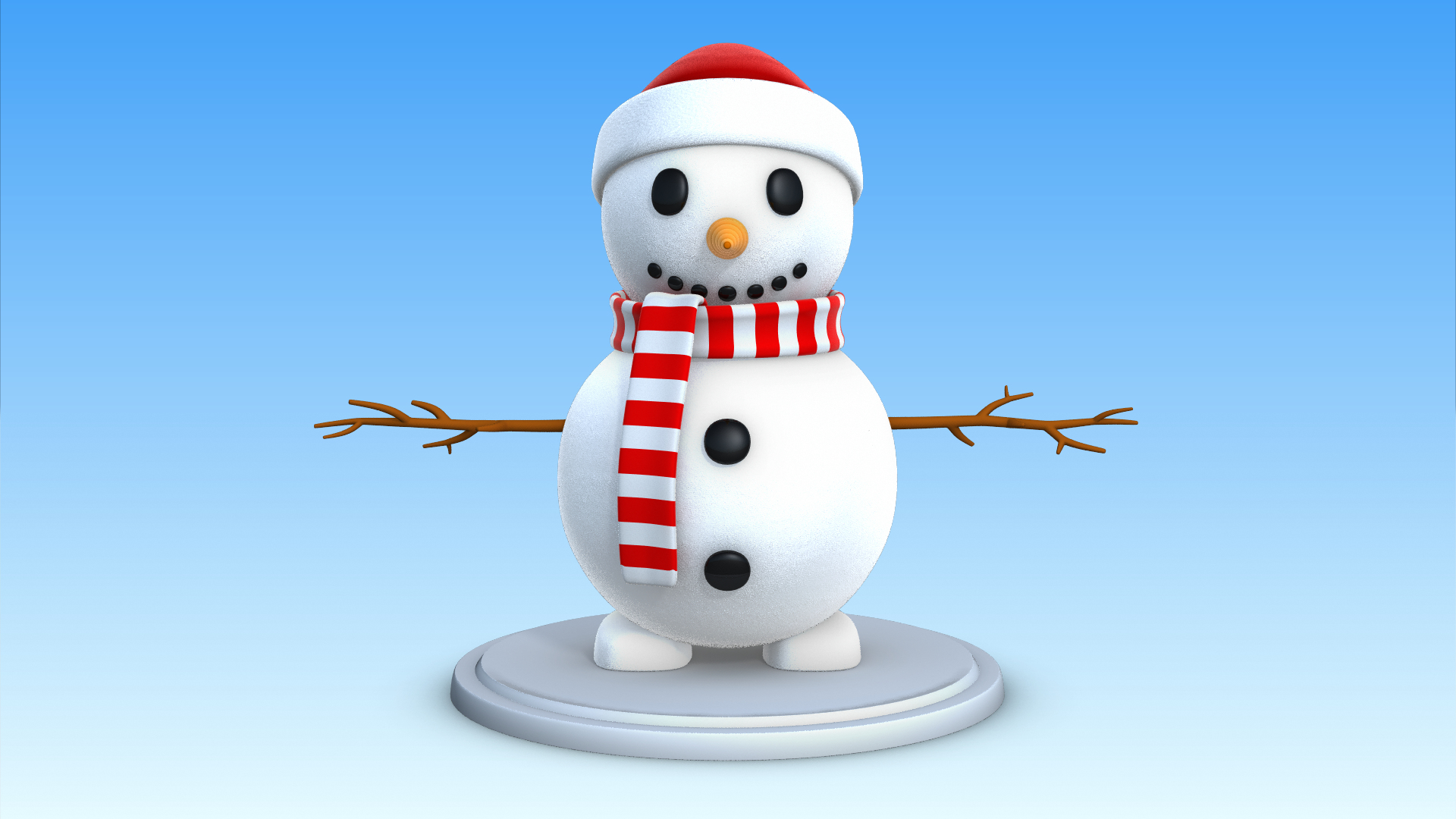 Snowman 3D - TurboSquid 1789103