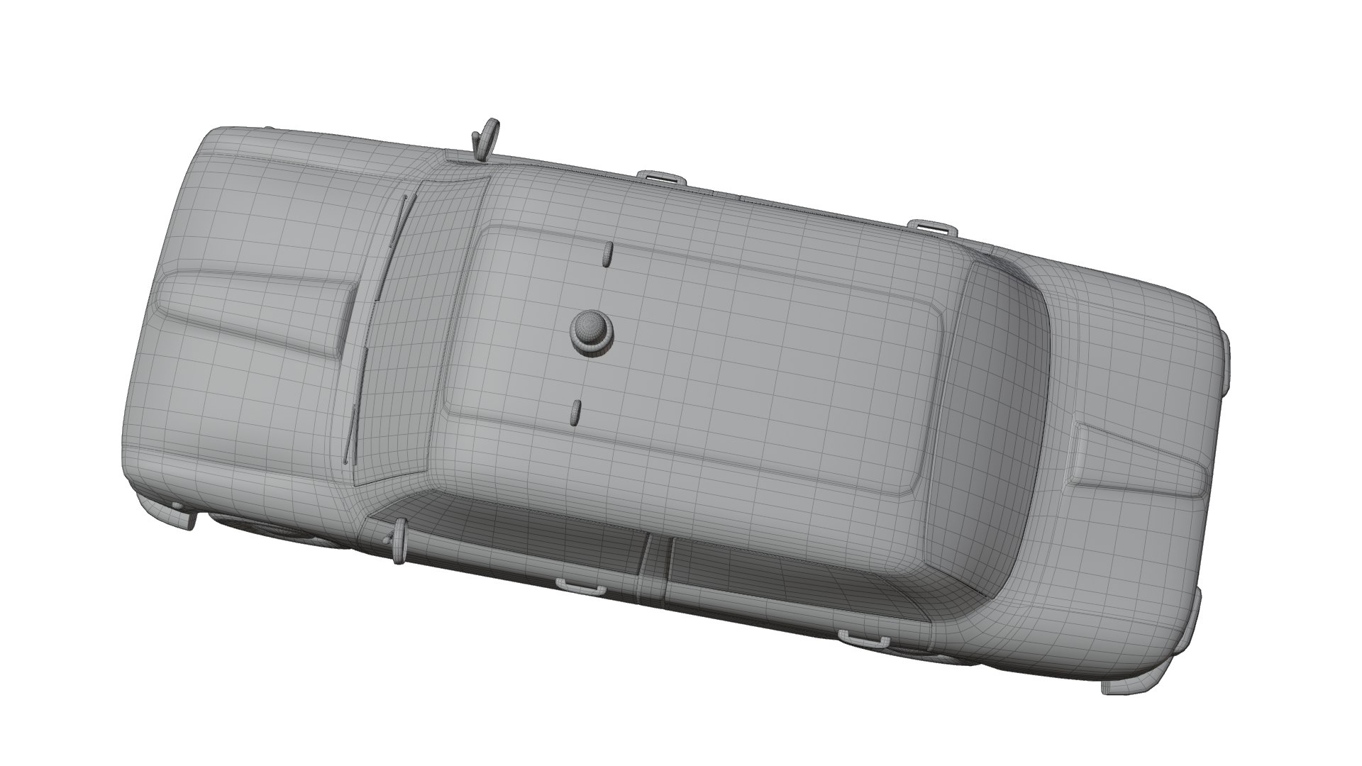 3D Low Poly Cartoon Style Vintage Police Car - TurboSquid 2267038