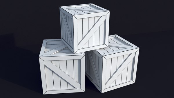 3D model Cargo Container Boxes And Crates UHD - TurboSquid 1876951
