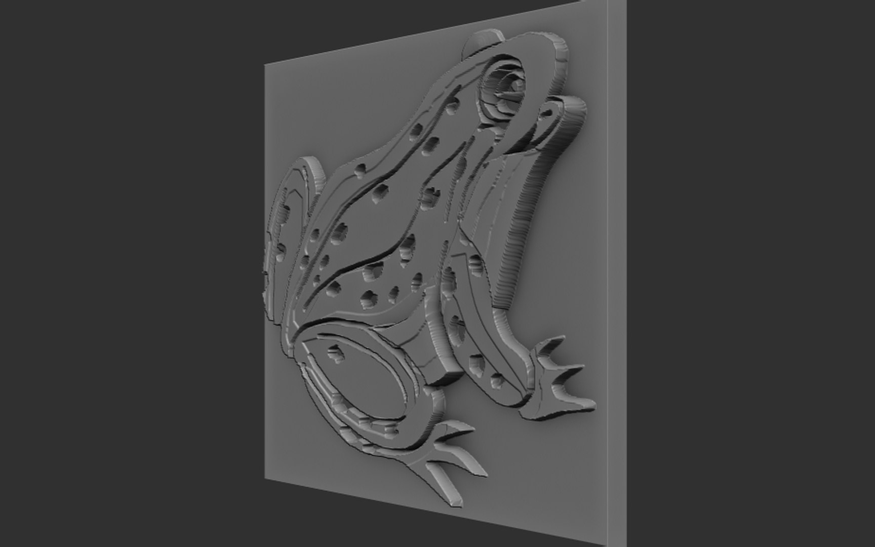 Frog Relief 3D - TurboSquid 1807439
