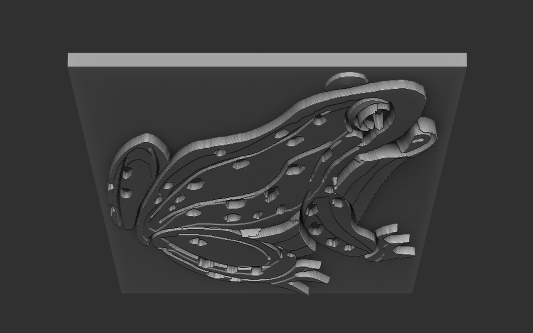 Frog Relief 3D - TurboSquid 1807439