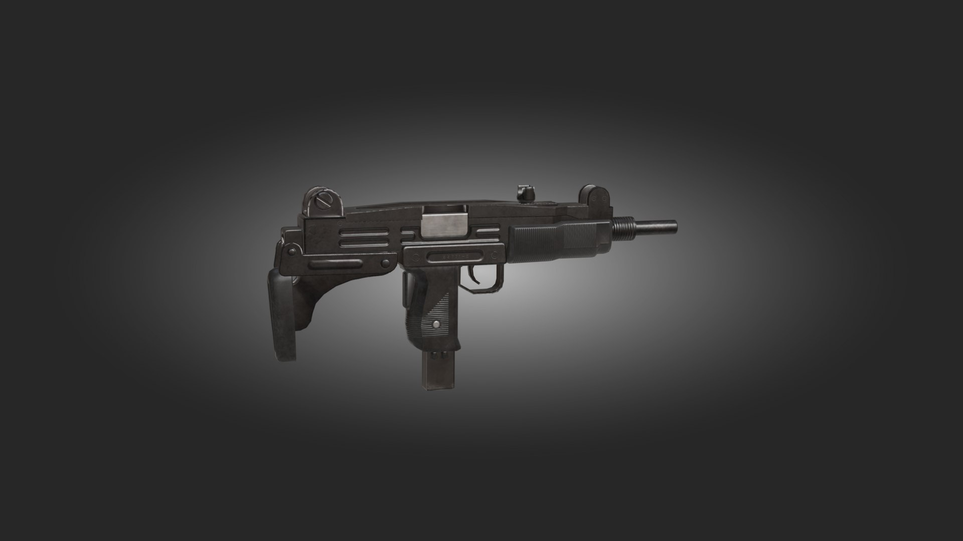 3D Uzi PBR High Quality 3D Model Model - TurboSquid 2317163