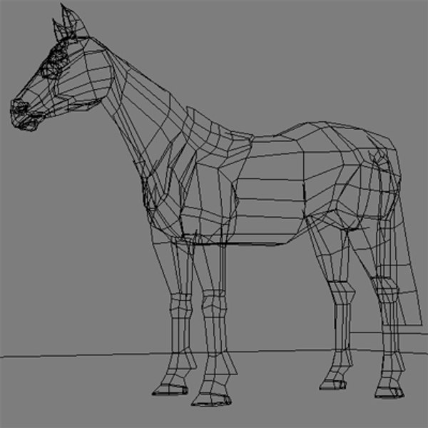3d horse model