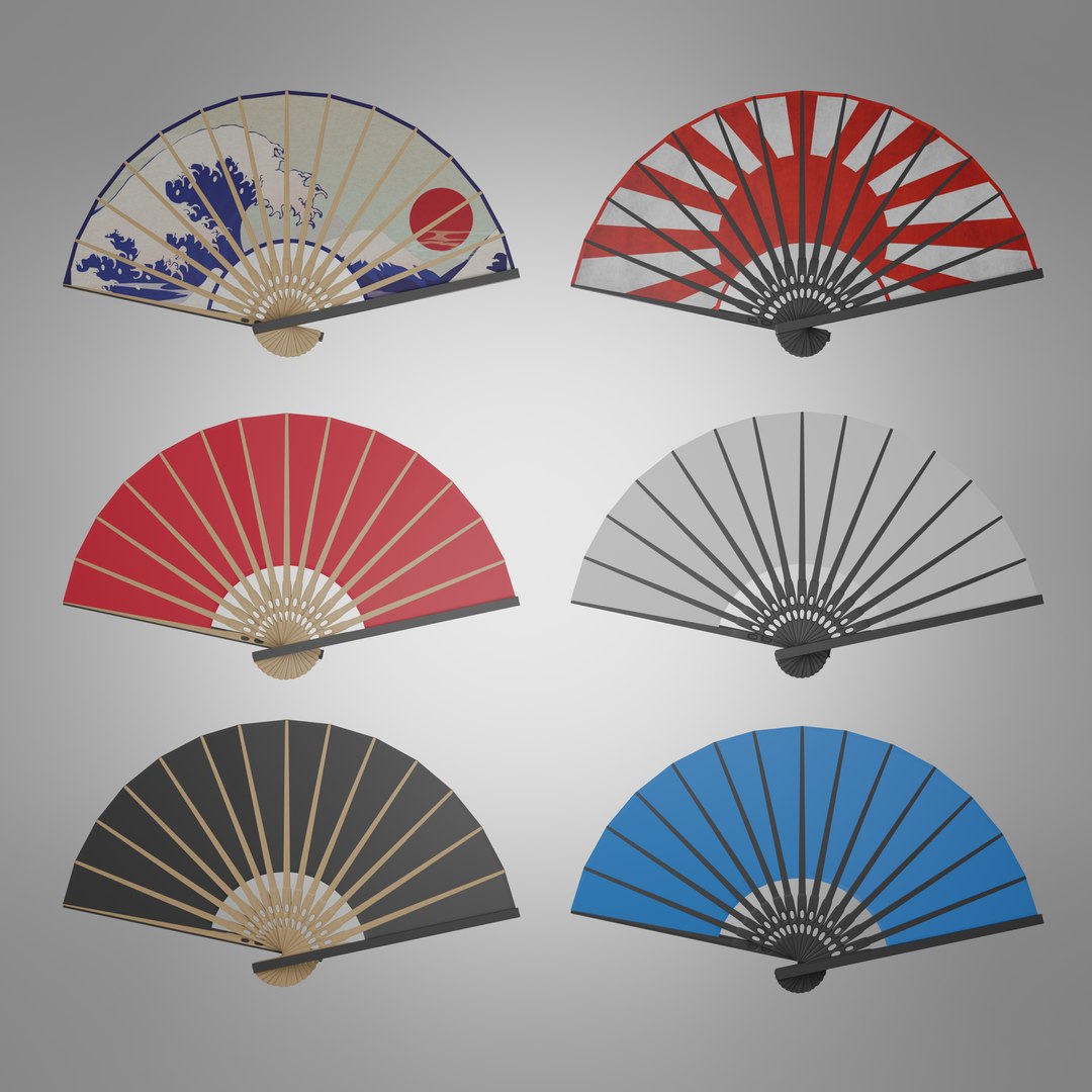 3D Model Fan Japan Japanese - TurboSquid 1659765