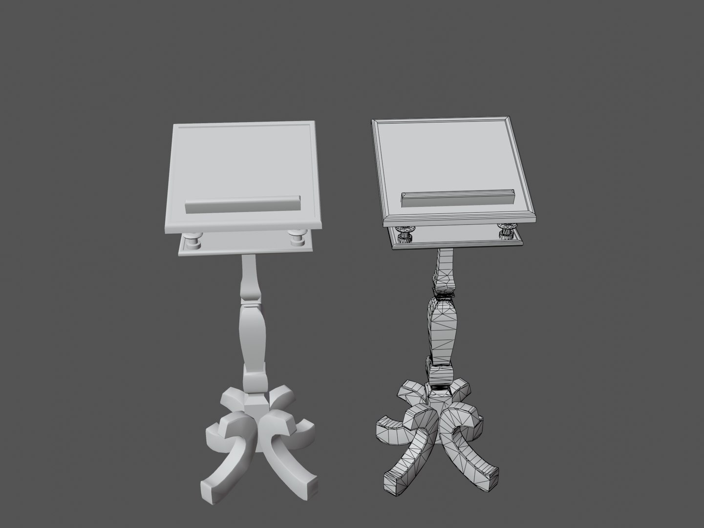 3D Book Stand Altar - TurboSquid 1917877