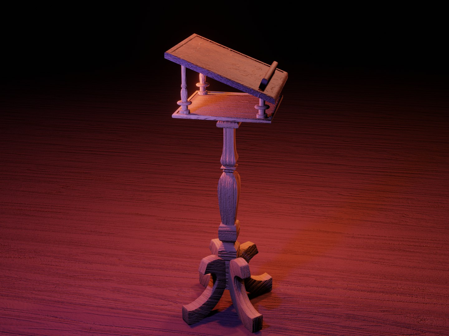 3D Book Stand Altar - TurboSquid 1917877