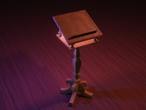 3D book stand Altar - TurboSquid 1917877