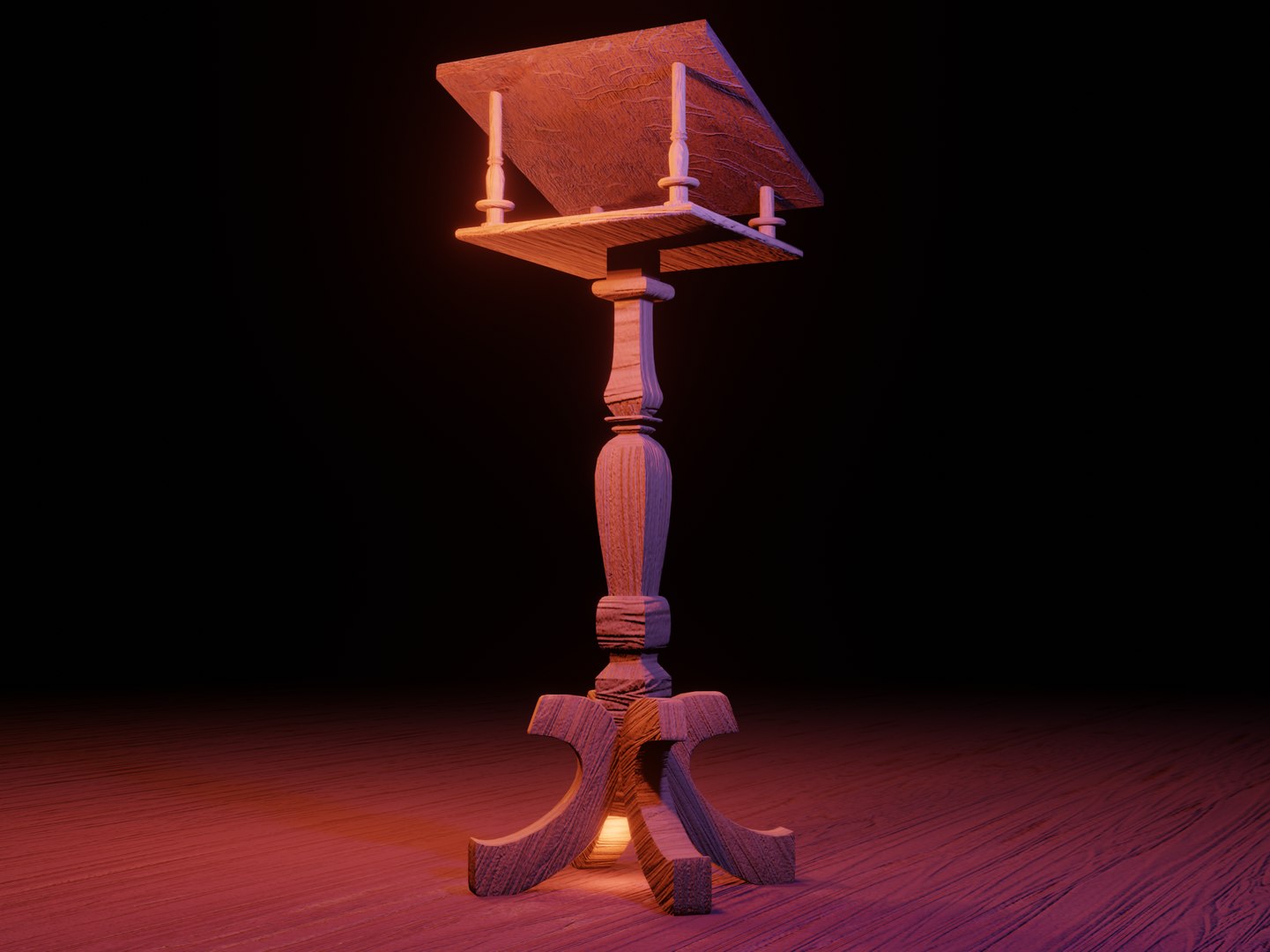 3D Book Stand Altar - TurboSquid 1917877