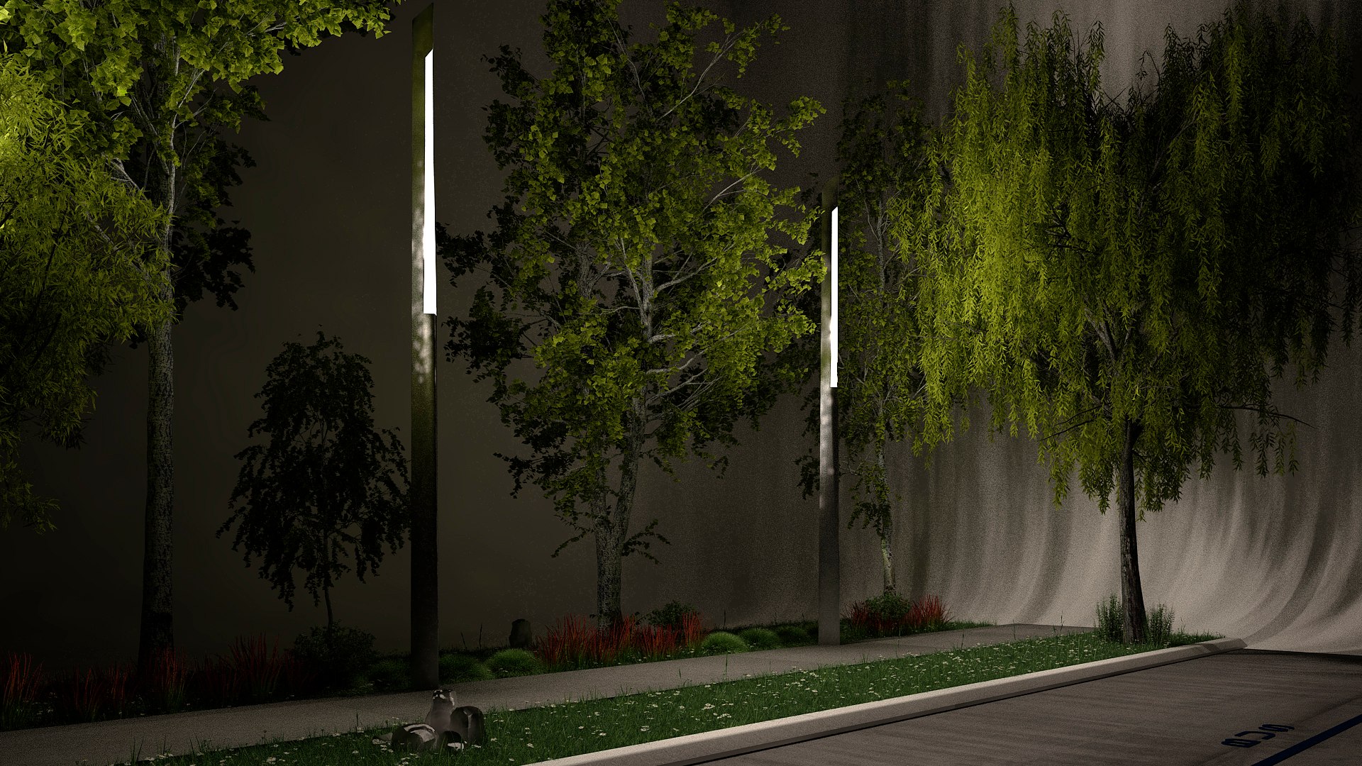 3D Modern Street Light Model - TurboSquid 1190521