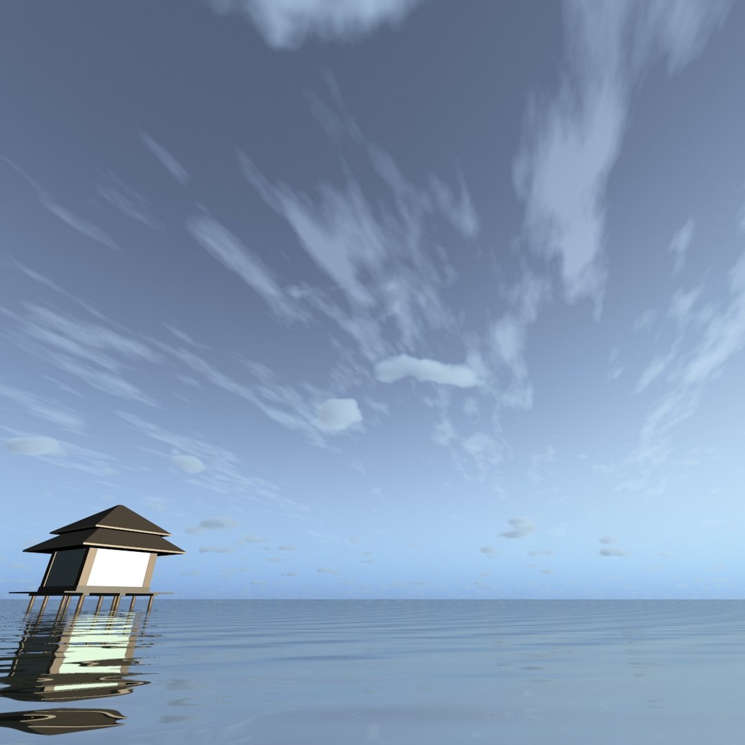 3d Sky Clouds Model