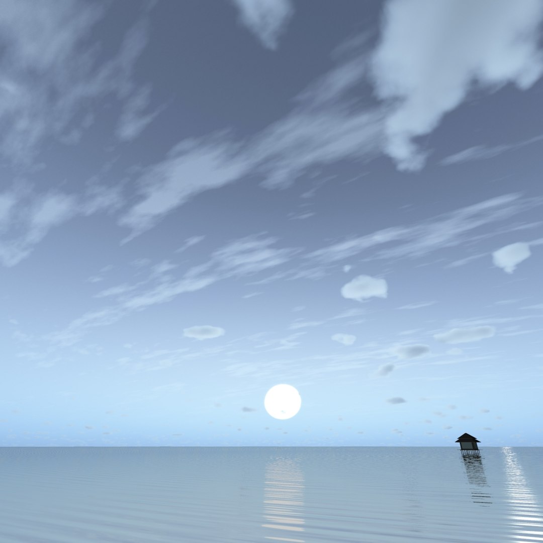 3d Sky Clouds Model