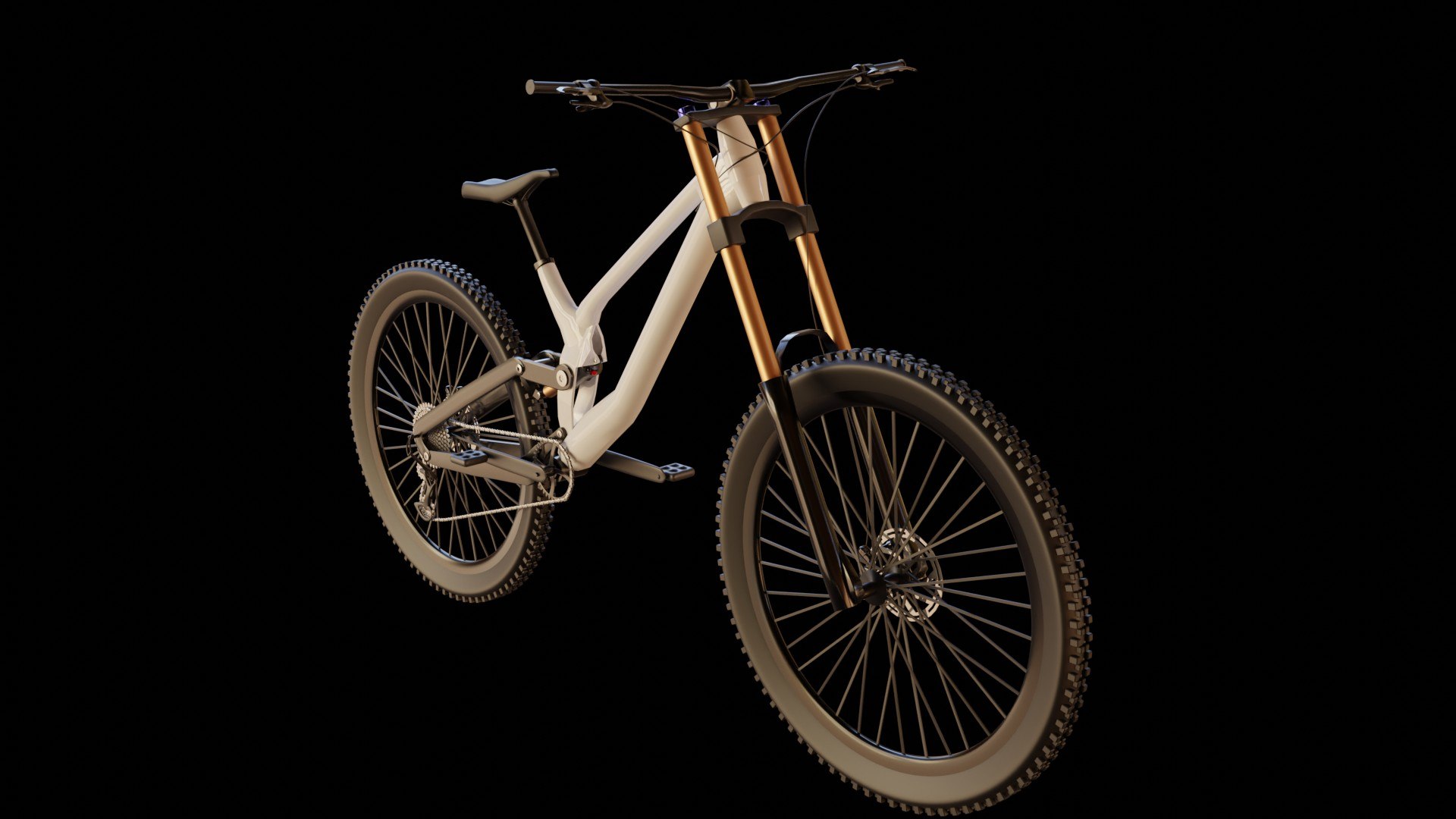 Mountain Bike MTB bicycle 3D - TurboSquid 2079381